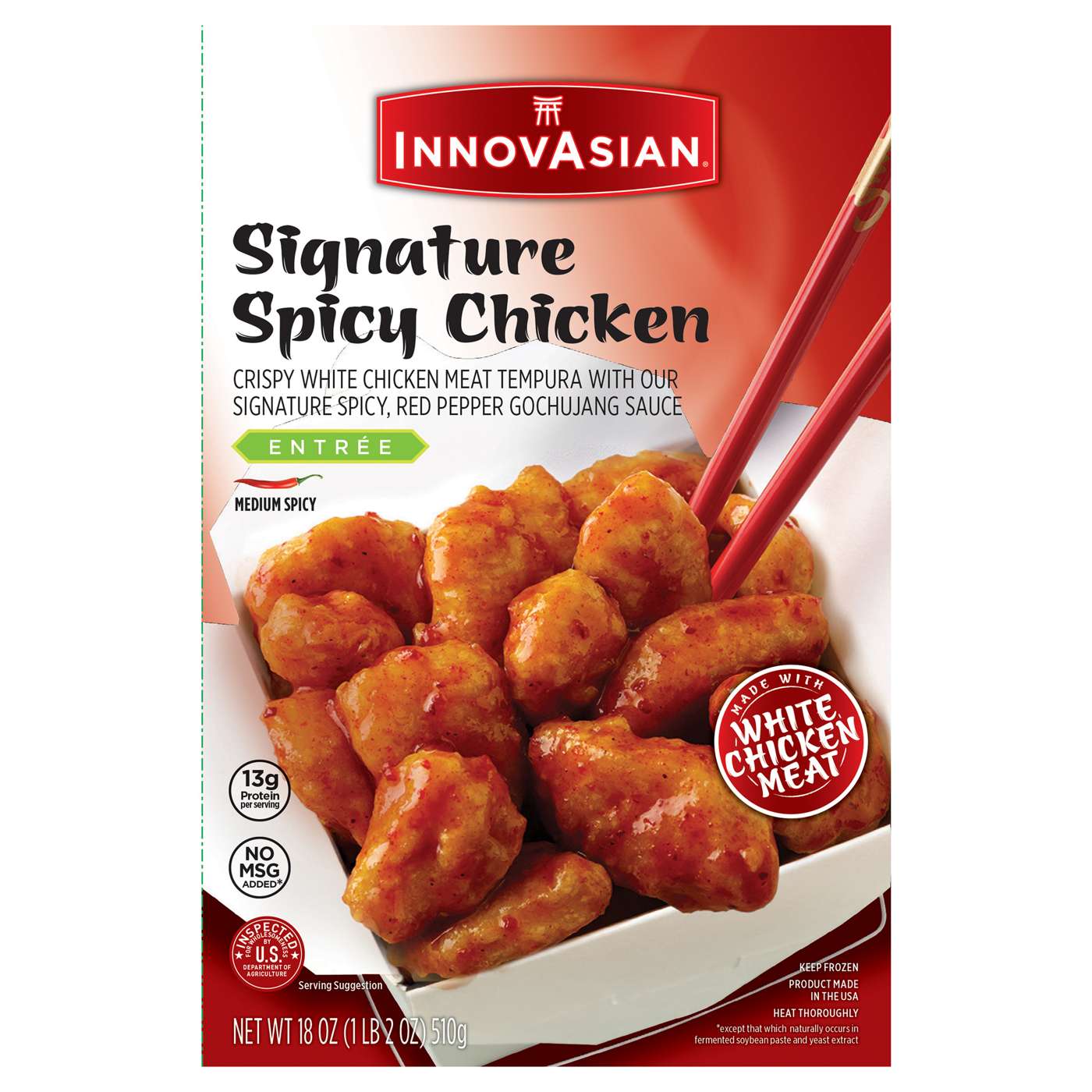 InnovAsian Frozen Signature Spicy Chicken - Shop Entrees & sides at H-E-B