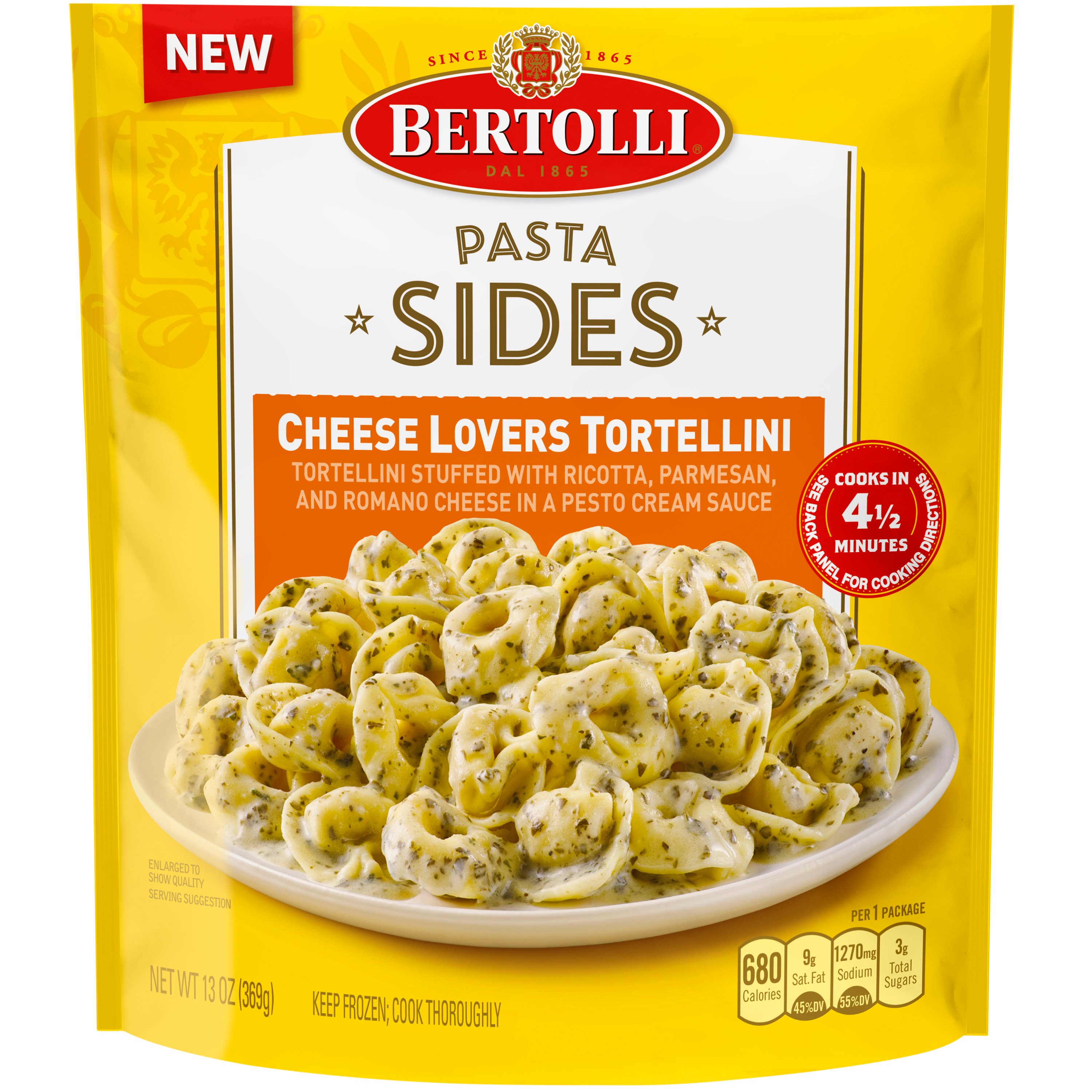 Bertolli Pasta Sides Cheese Lovers Tortellini - Shop Meals & Sides at H-E-B