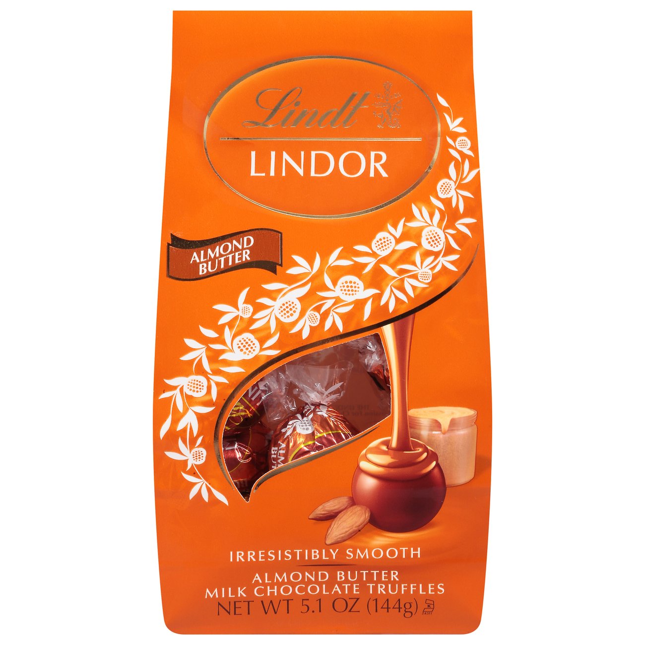 Lindt Lindor Almond Butter Milk Chocolate Truffles - Shop Candy at H-E-B