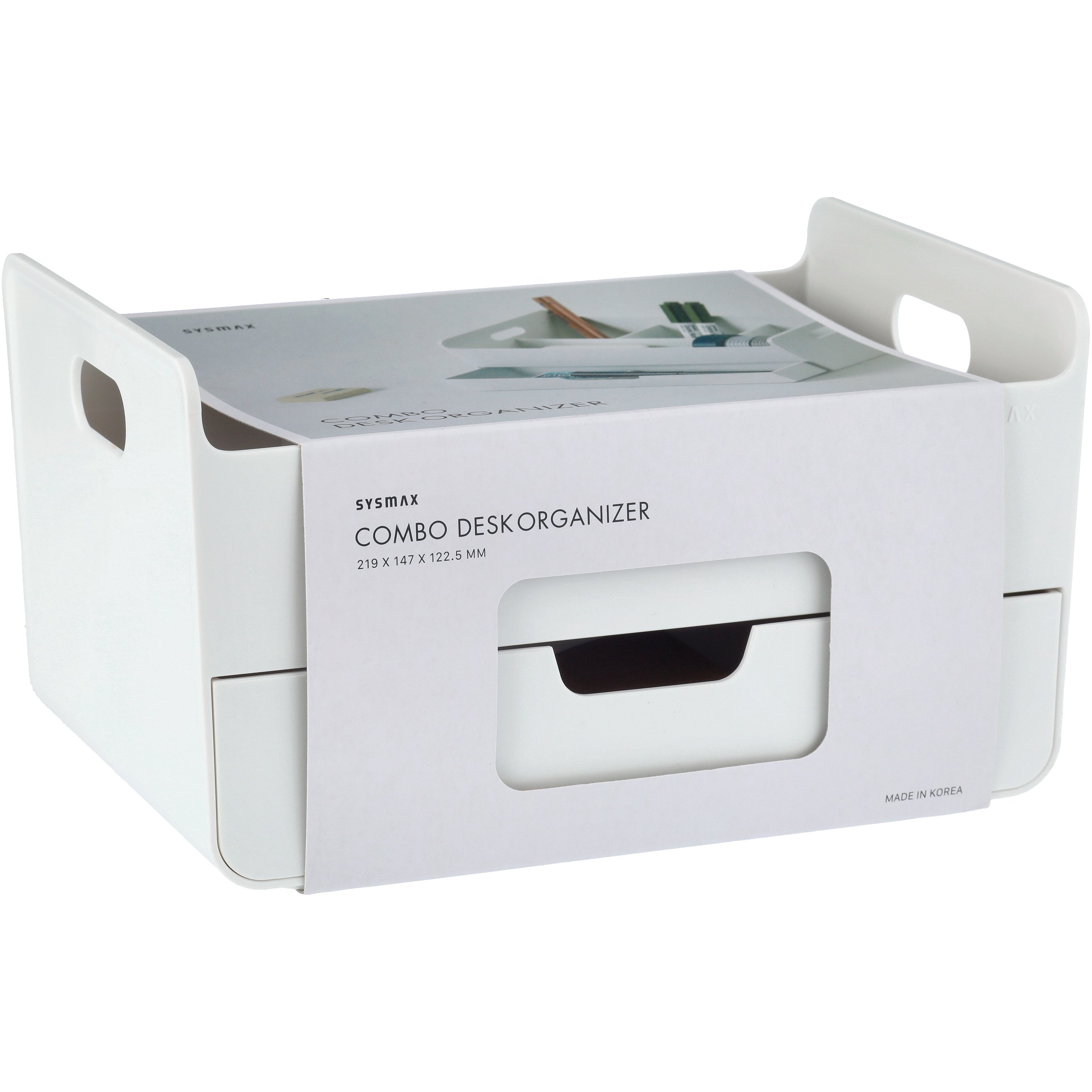 Sysmax Combo Desk Organizer - White - Shop Desktop organizers at H-E-B
