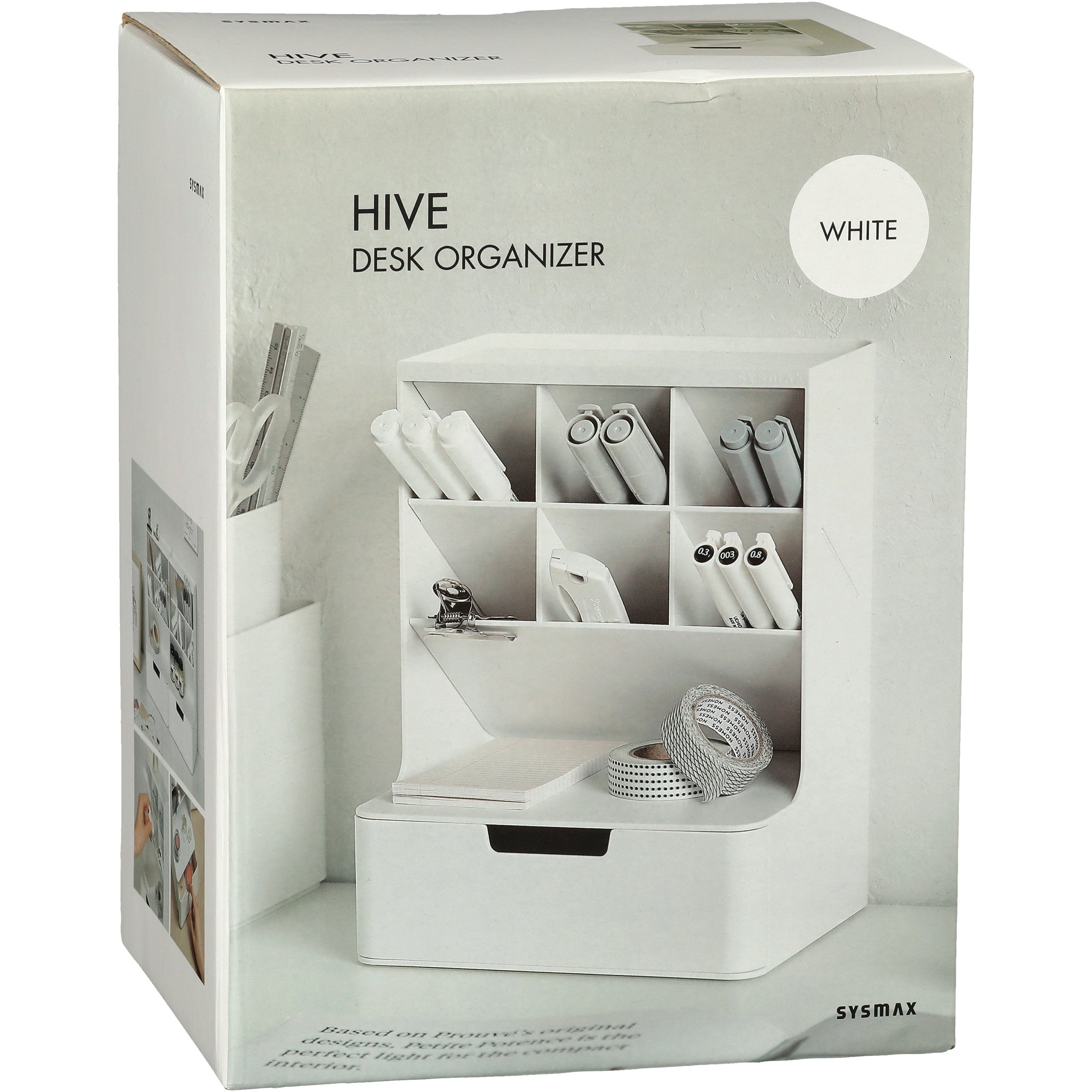 Sysmax Hive Desk Organizer White Shop Desktop Organizers At H E B