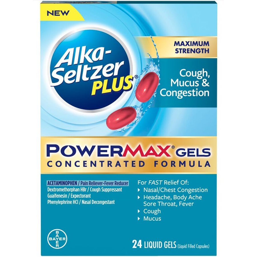 Alka-Seltzer Plus Maximum Strength Cough Mucus & Congestion Day + Night ...