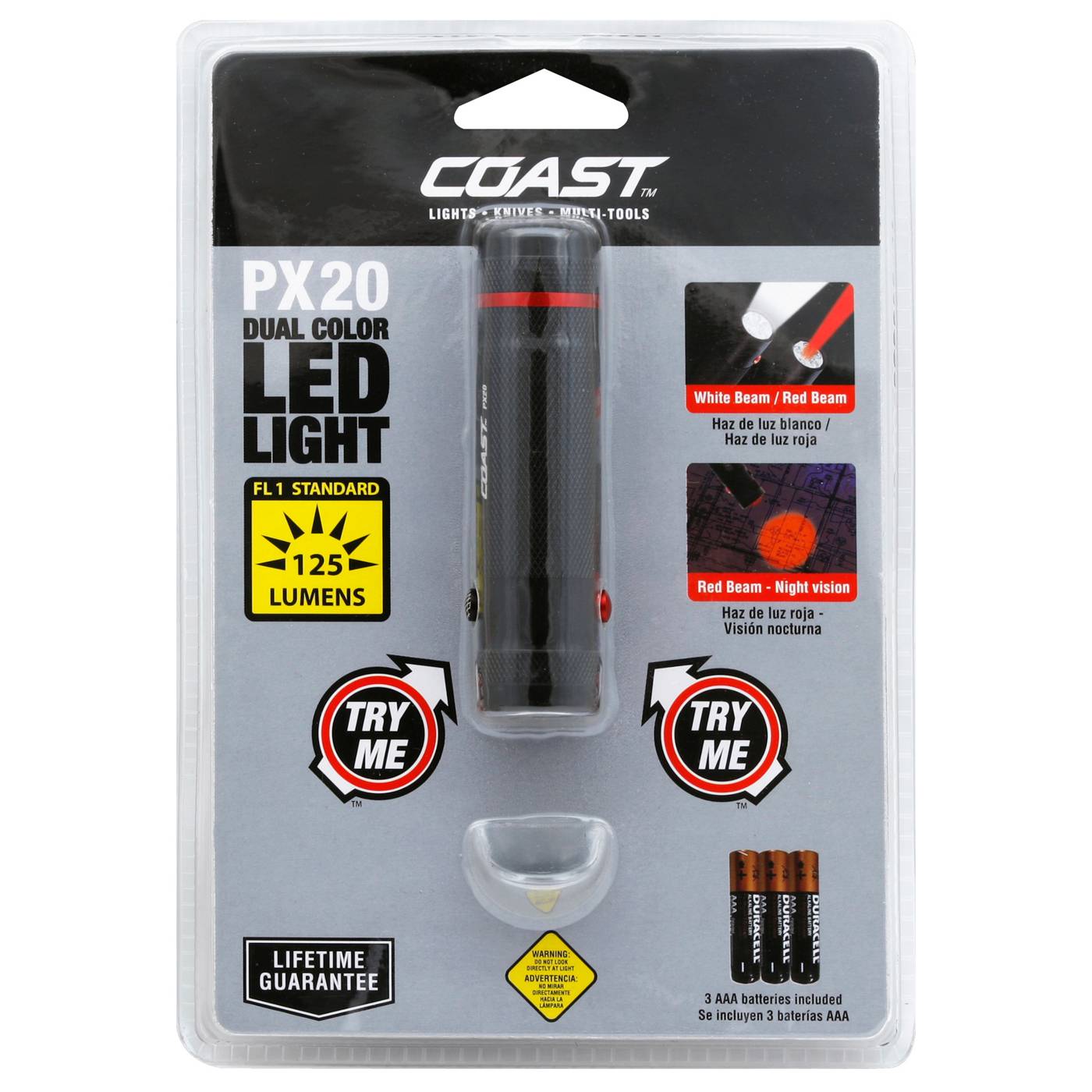 Coast PX20 Dual-Color LED Flashlight - Shop Flashlights at H-E-B