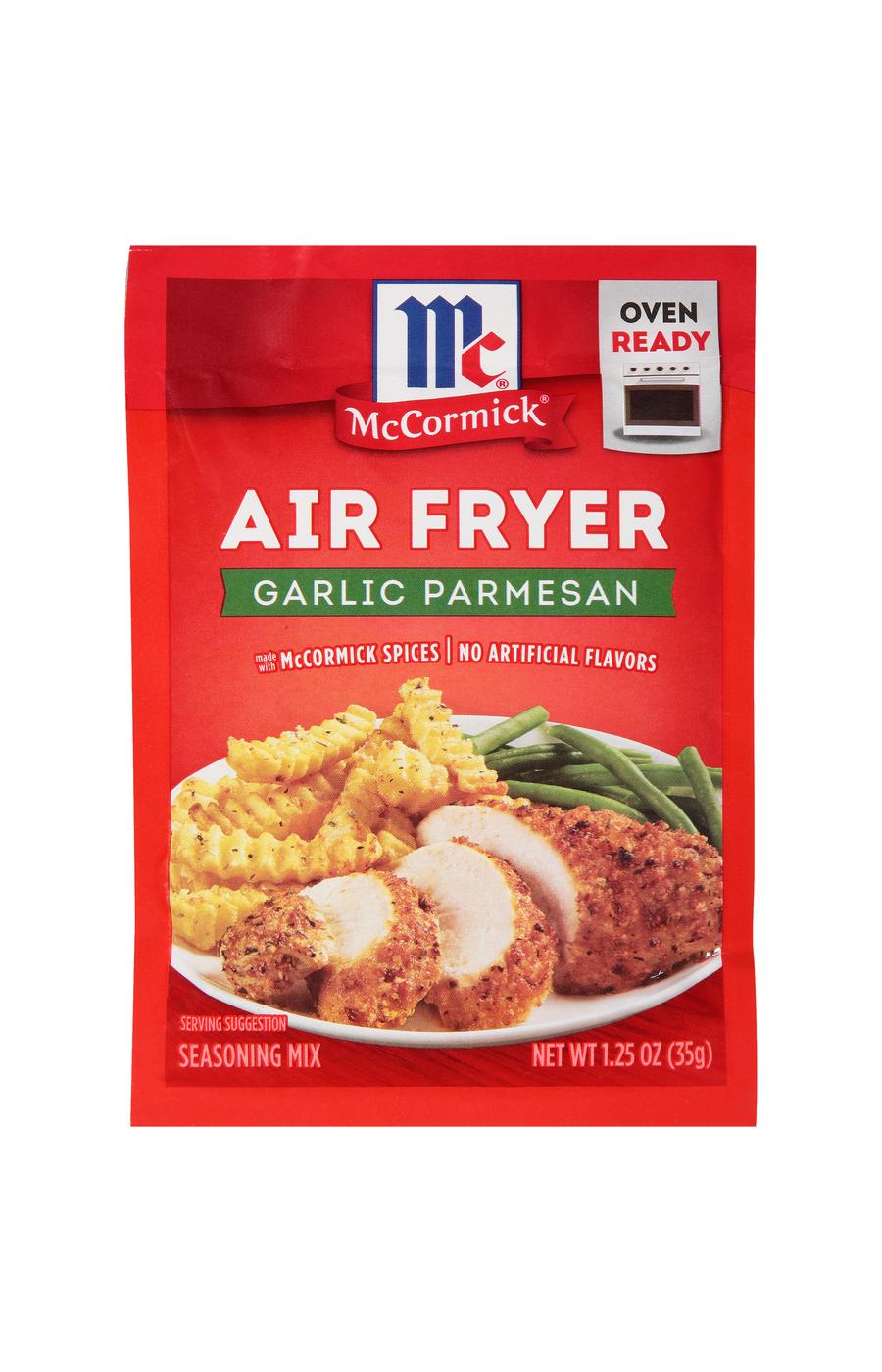 McCormick Air Fryer Garlic Parmesan Seasoning Mix - Shop Spice mixes at ...