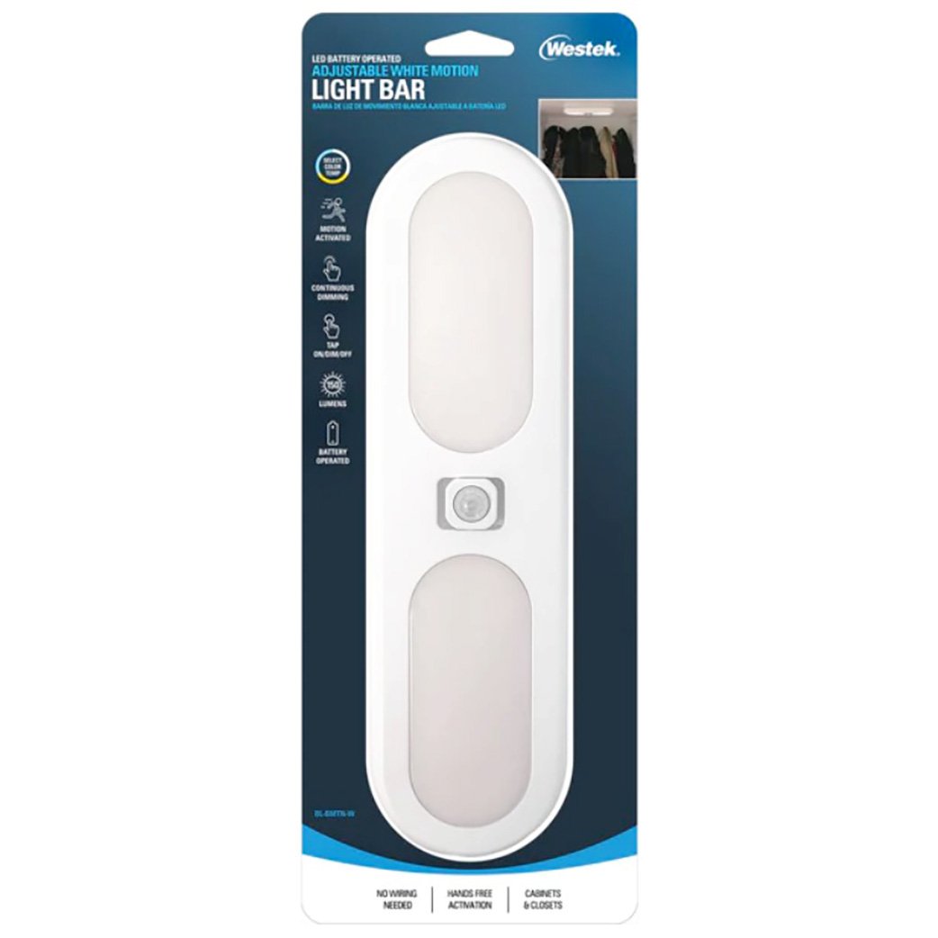 Amertac Adjustable Motion Activated LED Light Bar - Shop Bedding & Bath ...