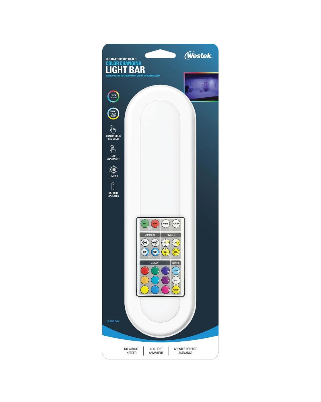 Amertac Color Changing LED Light Bar with Remote - Shop Lamps & lights ...