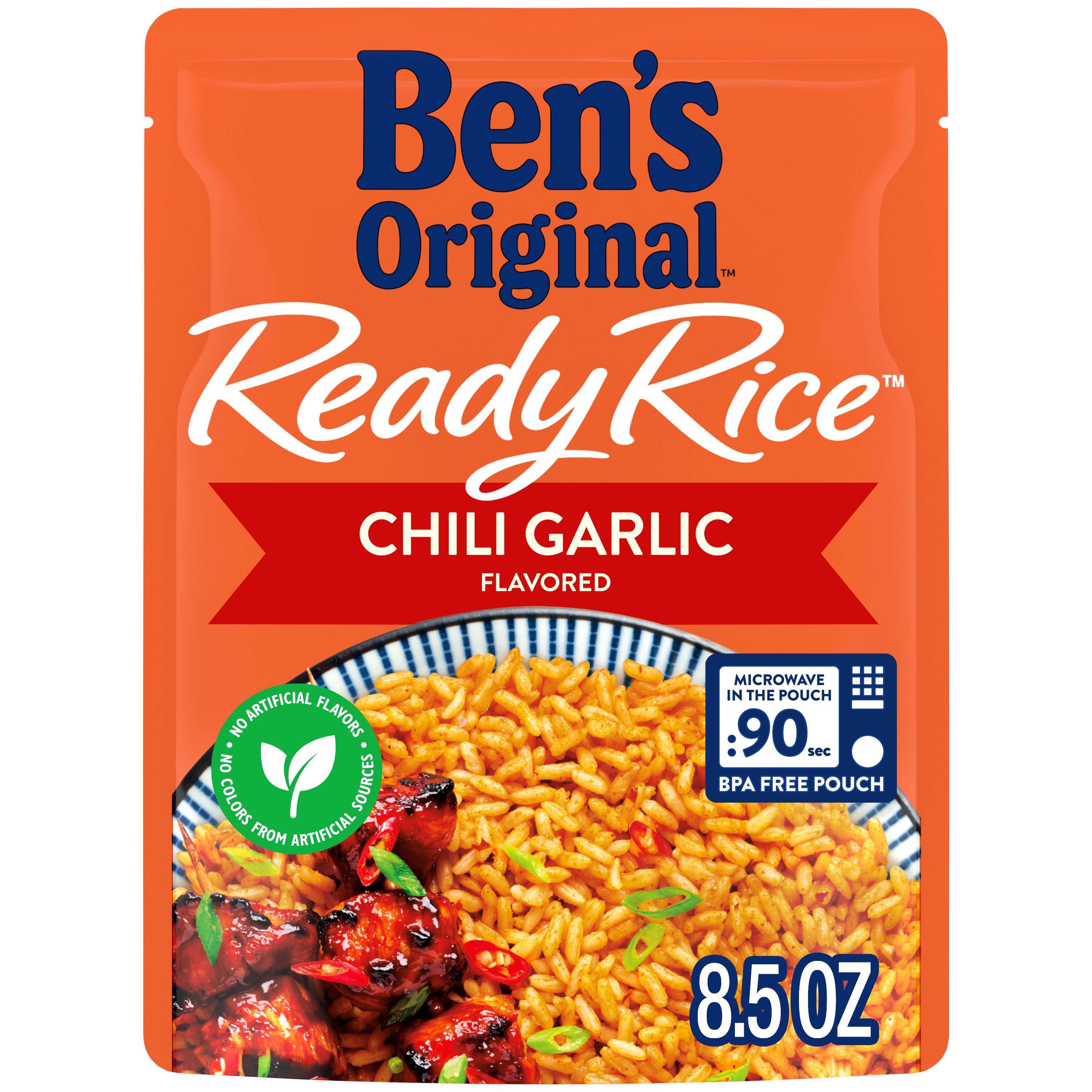 Ben's Original Ready Rice Chili Garlic Flavored Rice - Shop Rice ...