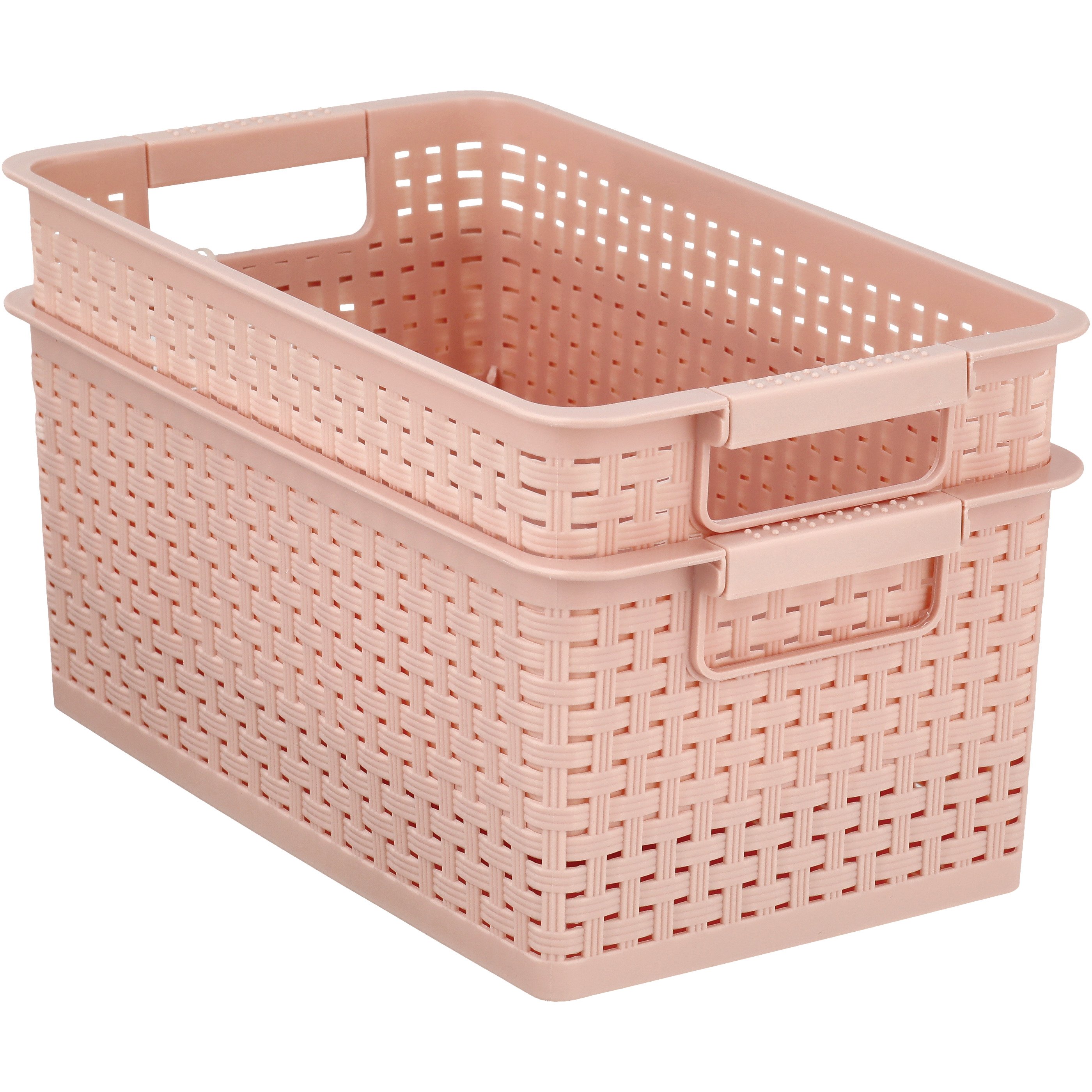 Destination Holiday Small Woven Storage Containers - Pink - Shop ...