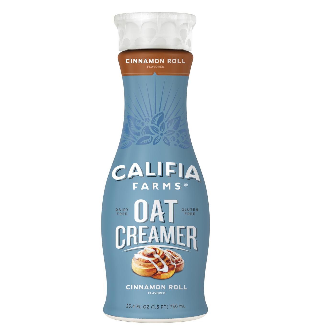Califia Farms Dairy Free Oat Milk Coffee Creamer - Cinnamon Roll - Shop ...