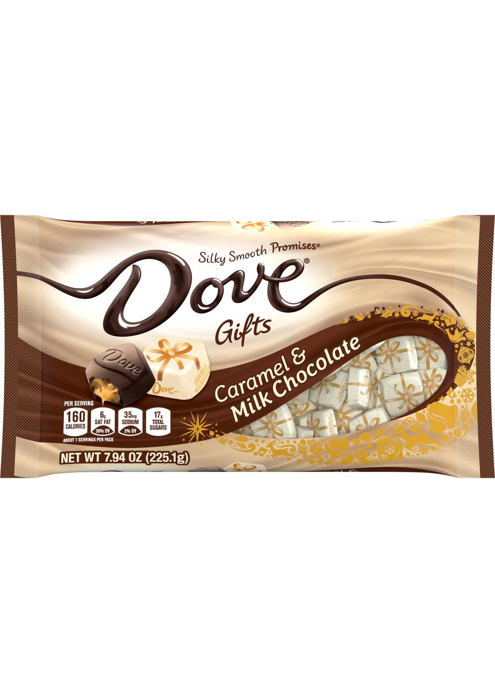 Dove Gifts Caramel & Milk Chocolate Holiday Candy - Shop Candy at H-E-B