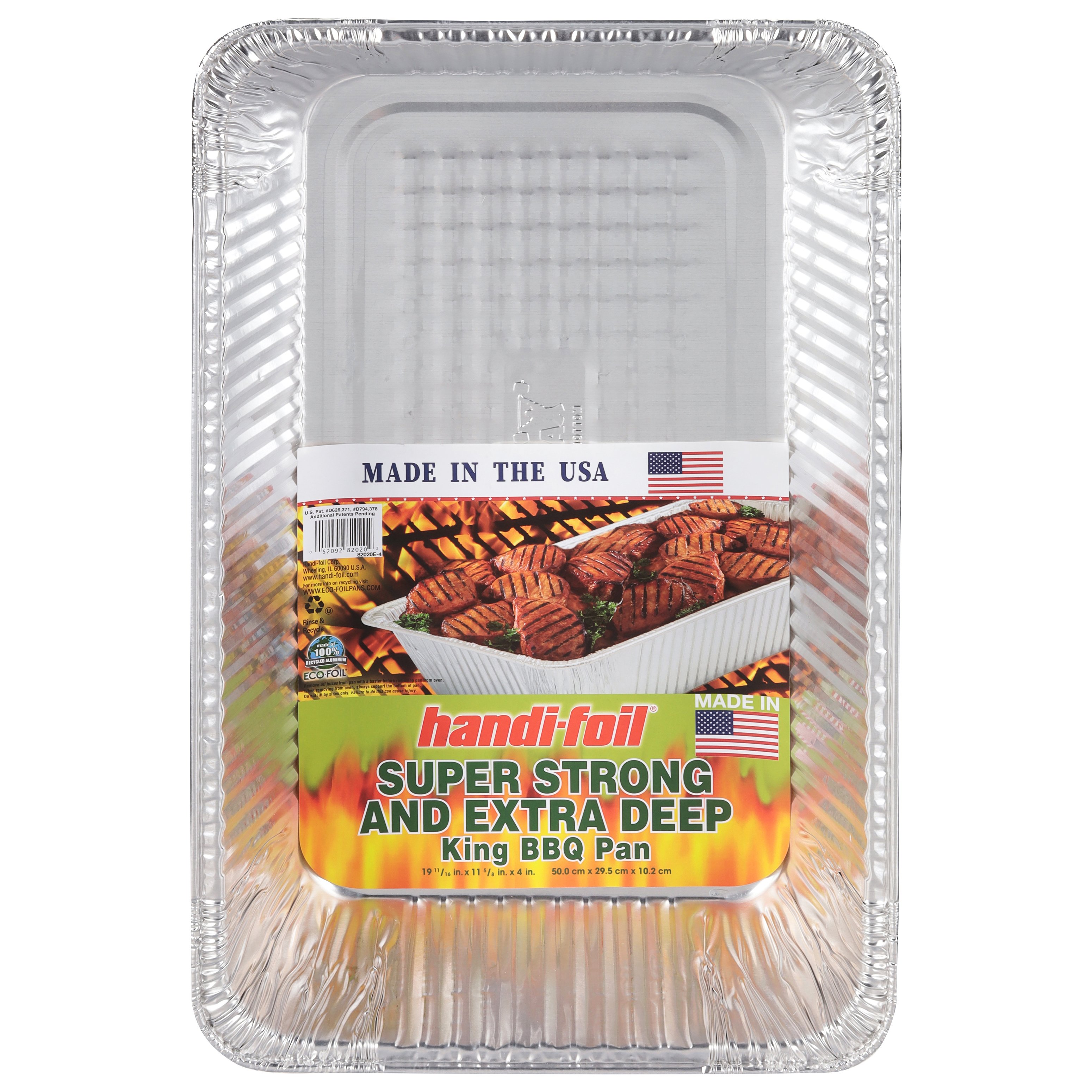 Handi-Foil Super Strong & Extra Deep King BBQ Pan - Shop Foil & plastic ...