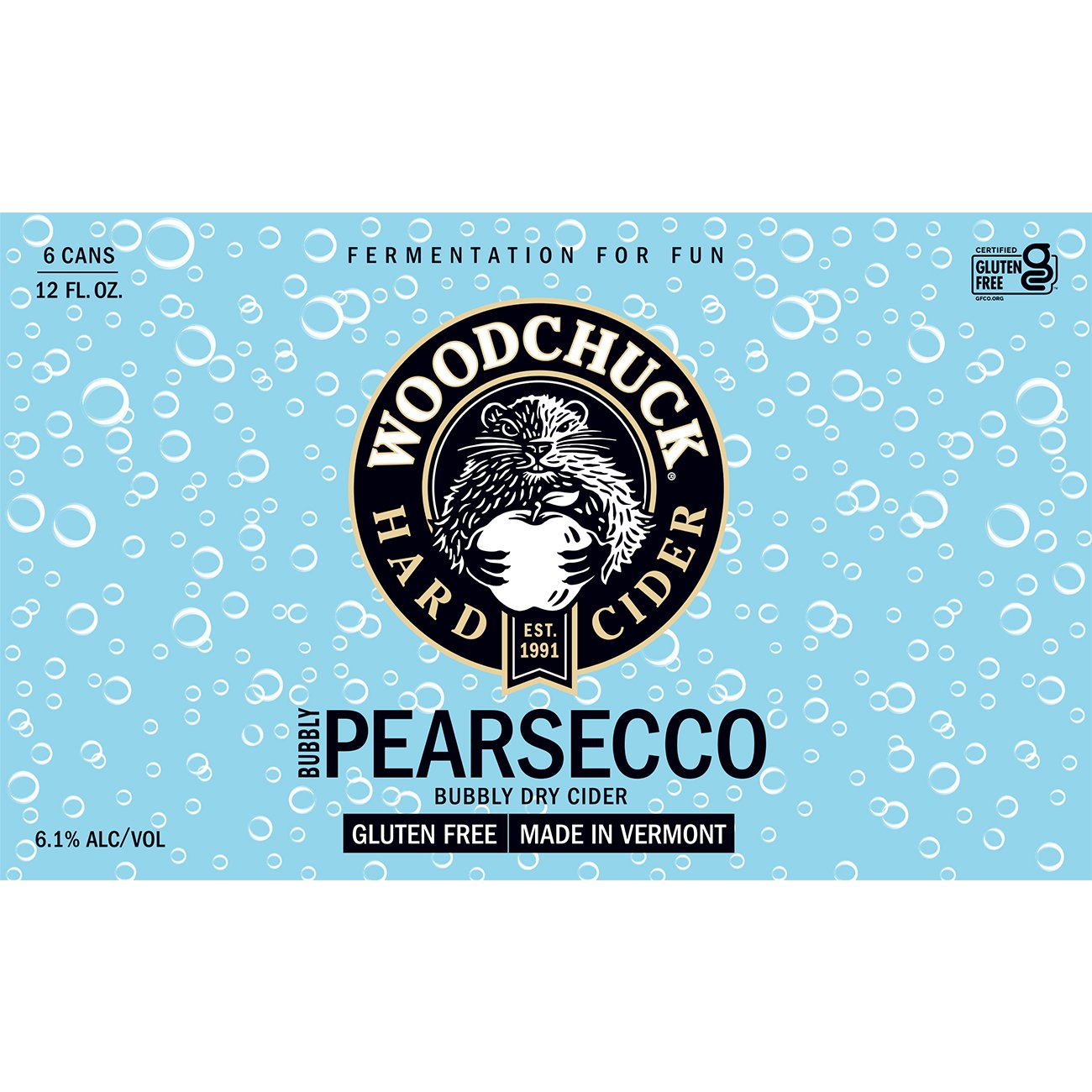 Woodchuck Bubbly Pearsecco Sparkling Hard Cider 6 pk Cans - Shop Hard ...