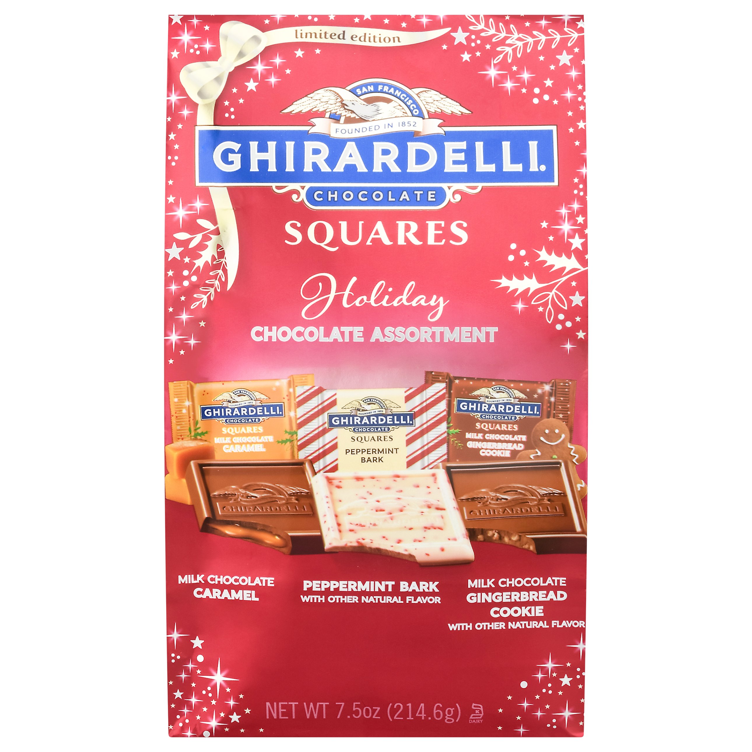 Ghirardelli Holiday Chocolate Assortment Squares - Shop Candy at H-E-B