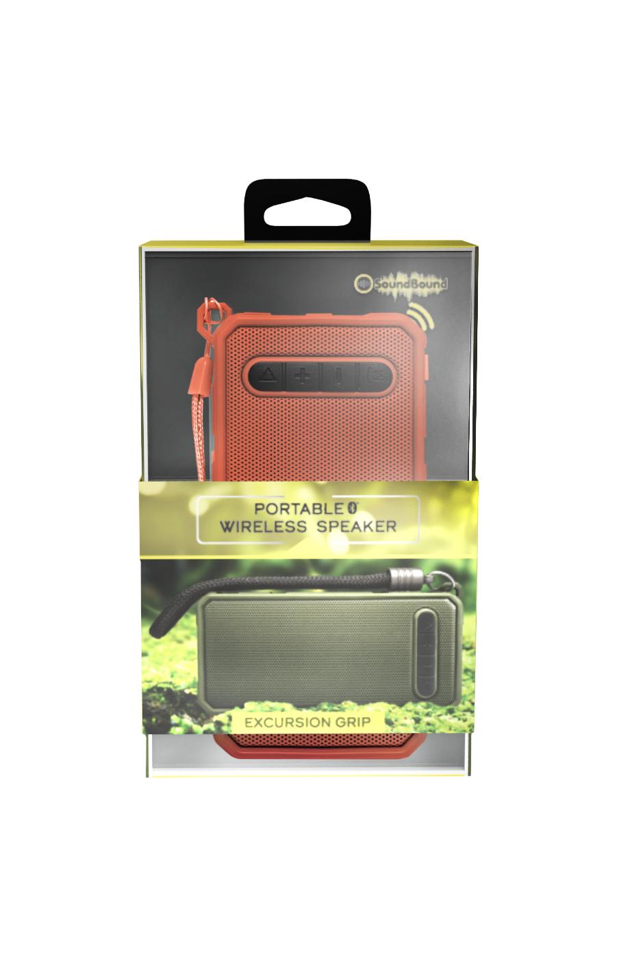 SoundBound Excursion Grip Portable Wireless Speaker - Coral - Shop ...