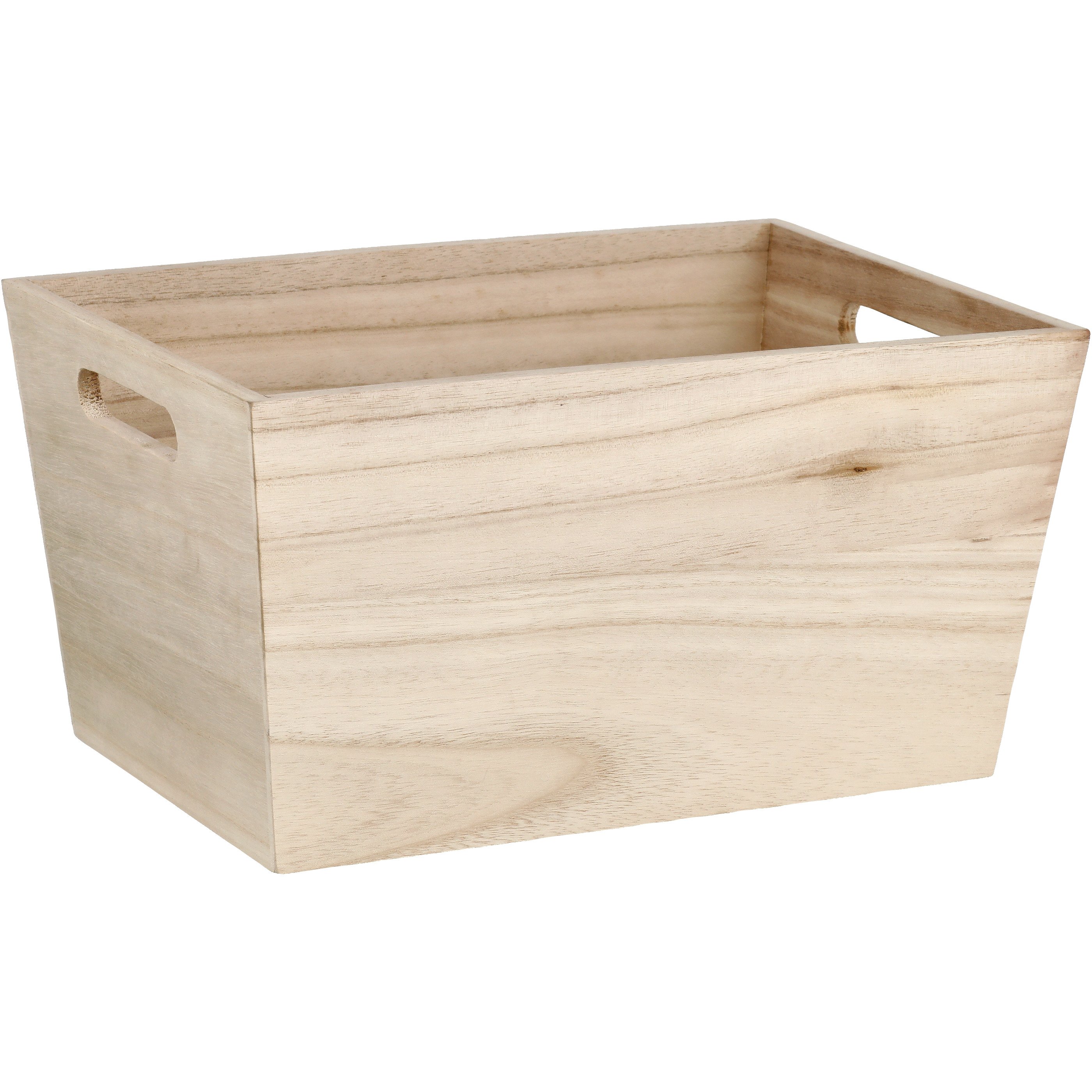 Destination Holiday Wood Rectangle Storage Box - Shop Storage Bins at H-E-B