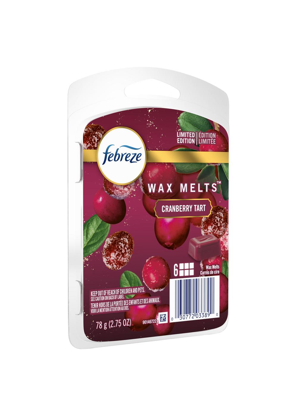 Febreze Cranberry Tart Wax Melts - Shop Scented oils & wax at H-E-B
