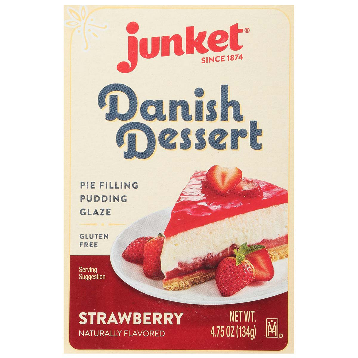 Junket Strawberry Danish Dessert - Shop Pudding & gelatin mix at H-E-B