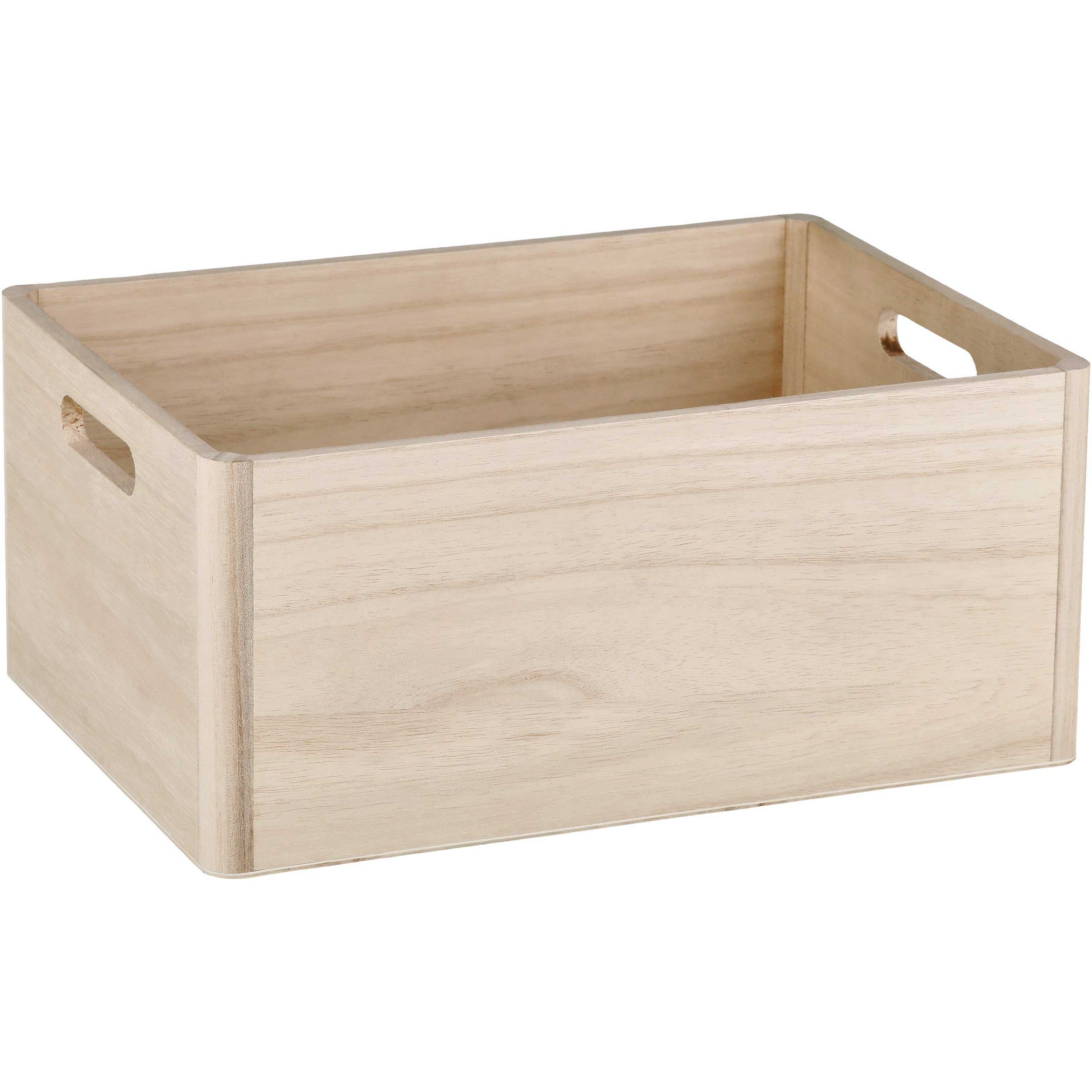 Destination Holiday Rectangle Wooden Storage Box - Shop Storage bins at ...