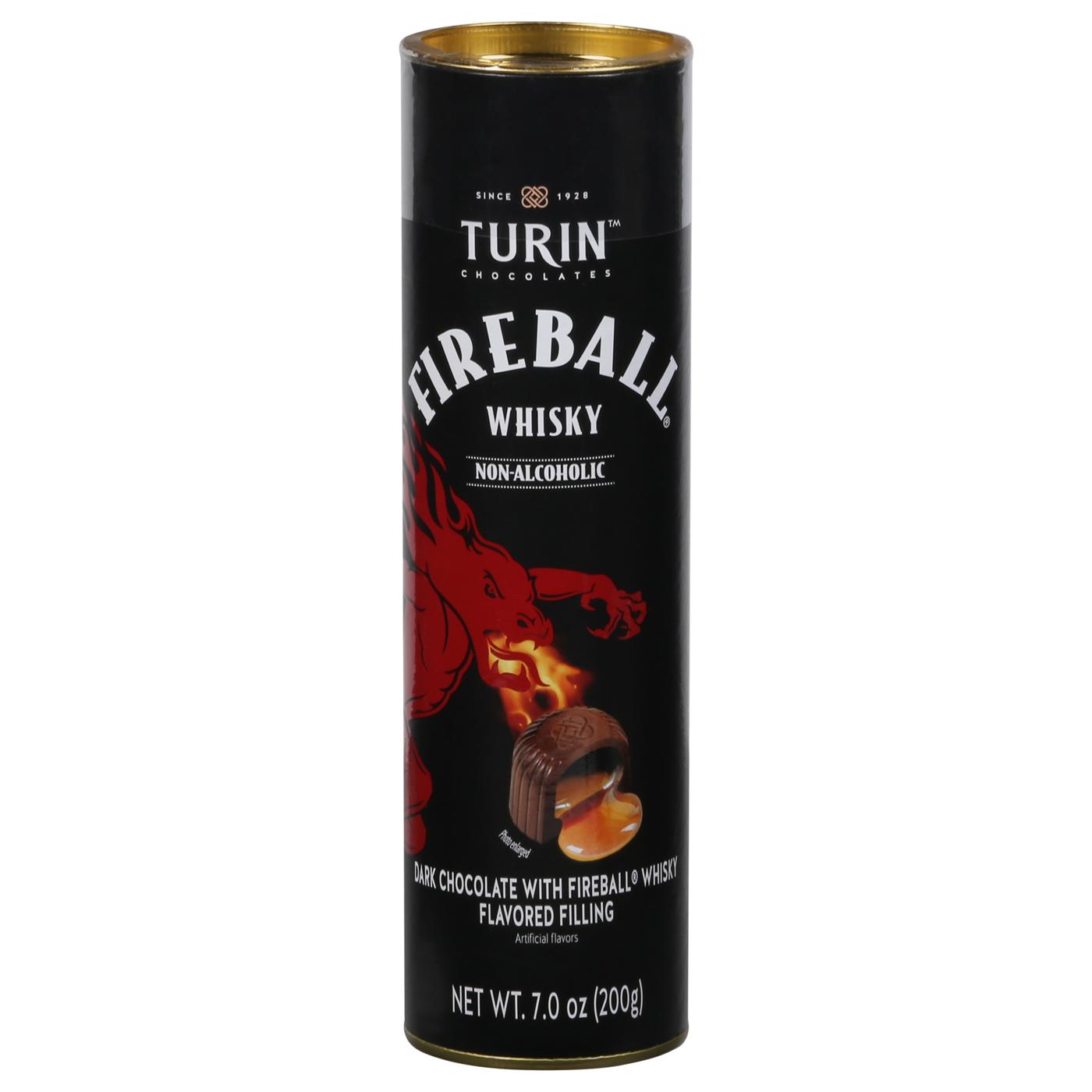 Turin Fireball Whisky Non-Alcoholic Dark Chocolate Candy - Shop Candy ...