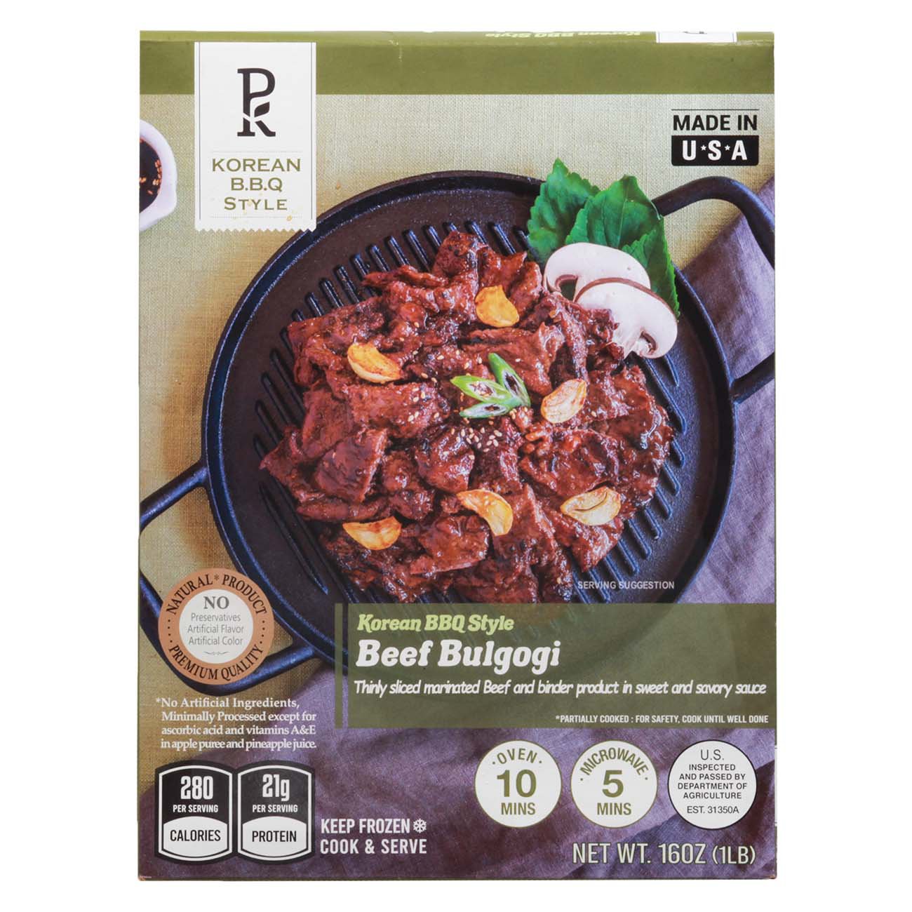 Emart PK Korean BBQ Style Beef Bulgogi - Shop Entrees & sides at H-E-B