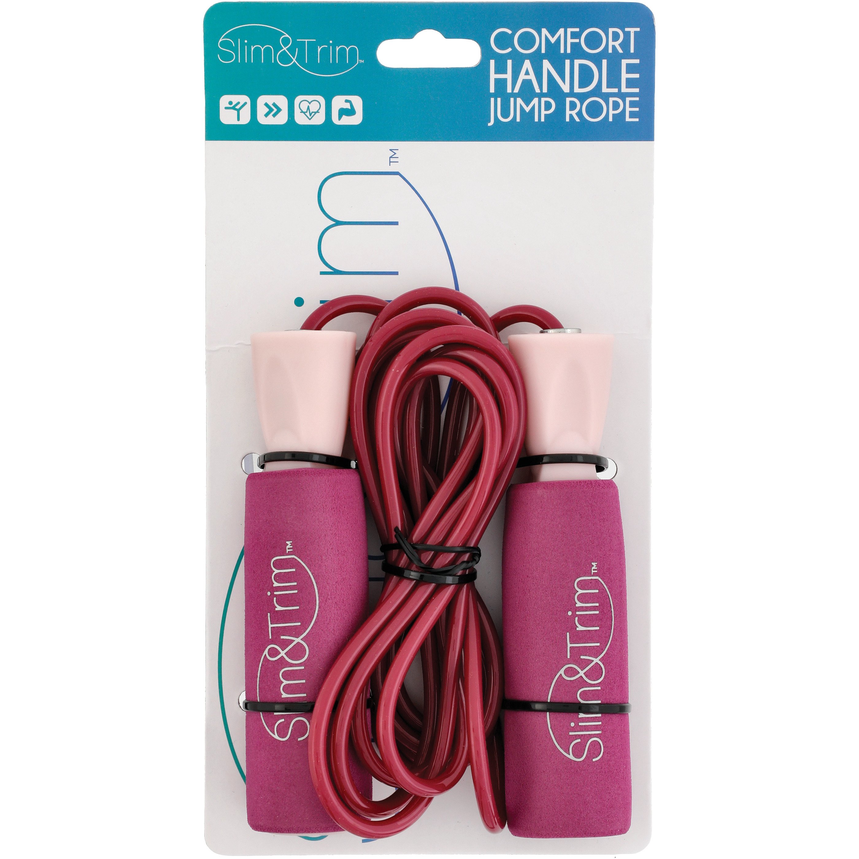 Slim & Trim Comfort Handle Jump Rope - Shop Fitness & Sporting Goods at ...