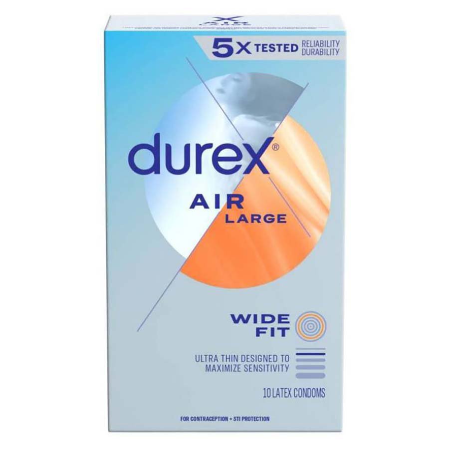 Durex Air Large Wide Fit Latex Condoms - Shop Condoms & contraception ...