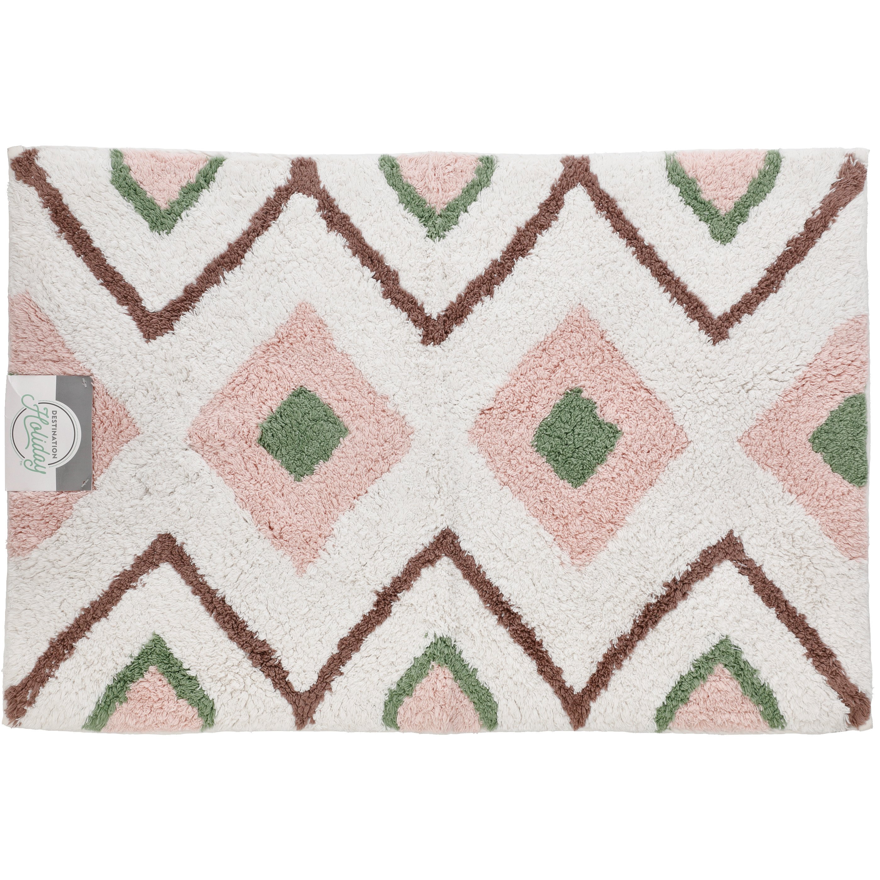 Destination Holiday Aztec Print Bath Mat - Shop Rugs & mats at H-E-B