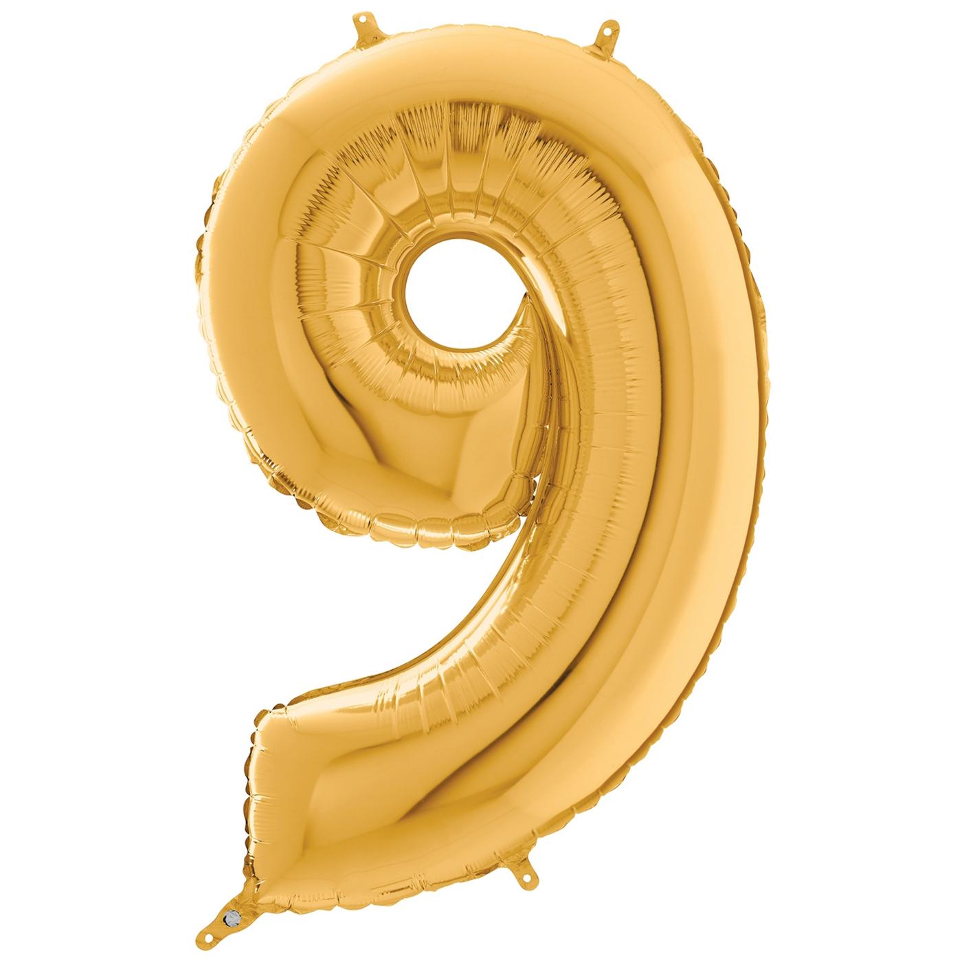 BLOOMS by H-E-B Gold Number Balloons - Shop Balloons at H-E-B
