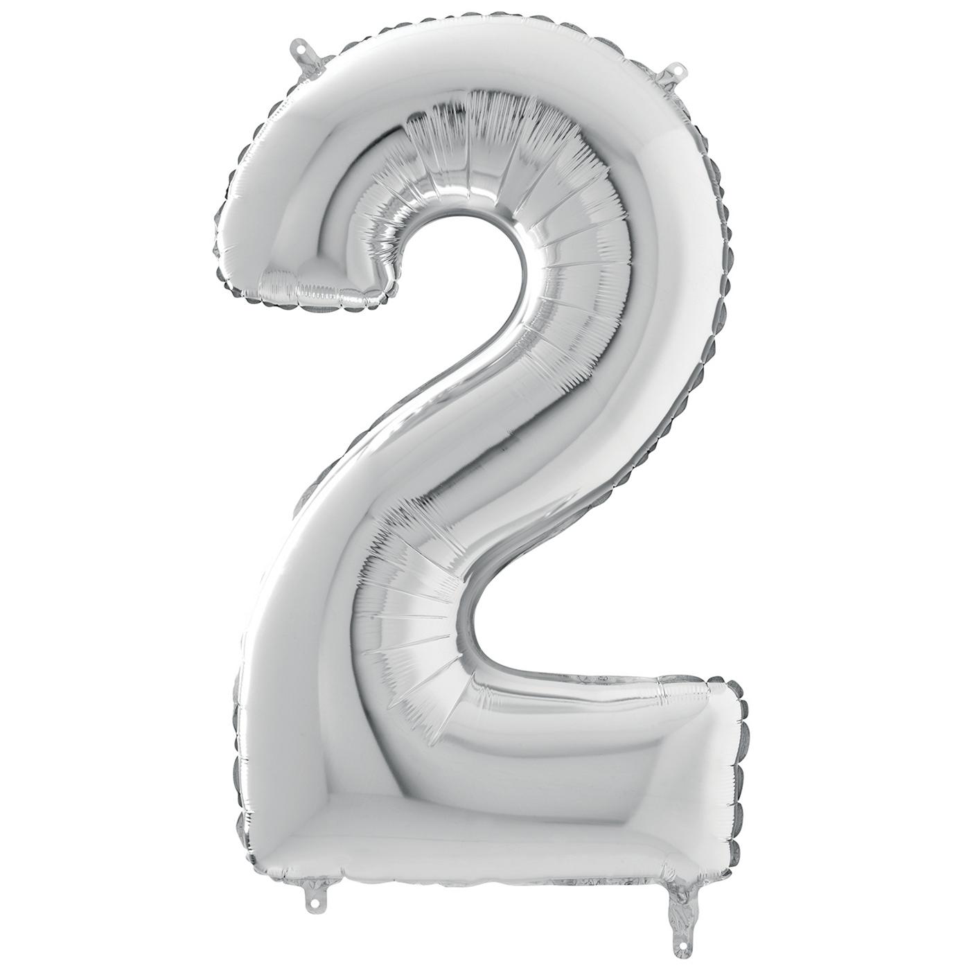 BLOOMS by H-E-B Silver Number Balloons - Shop Balloons at H-E-B
