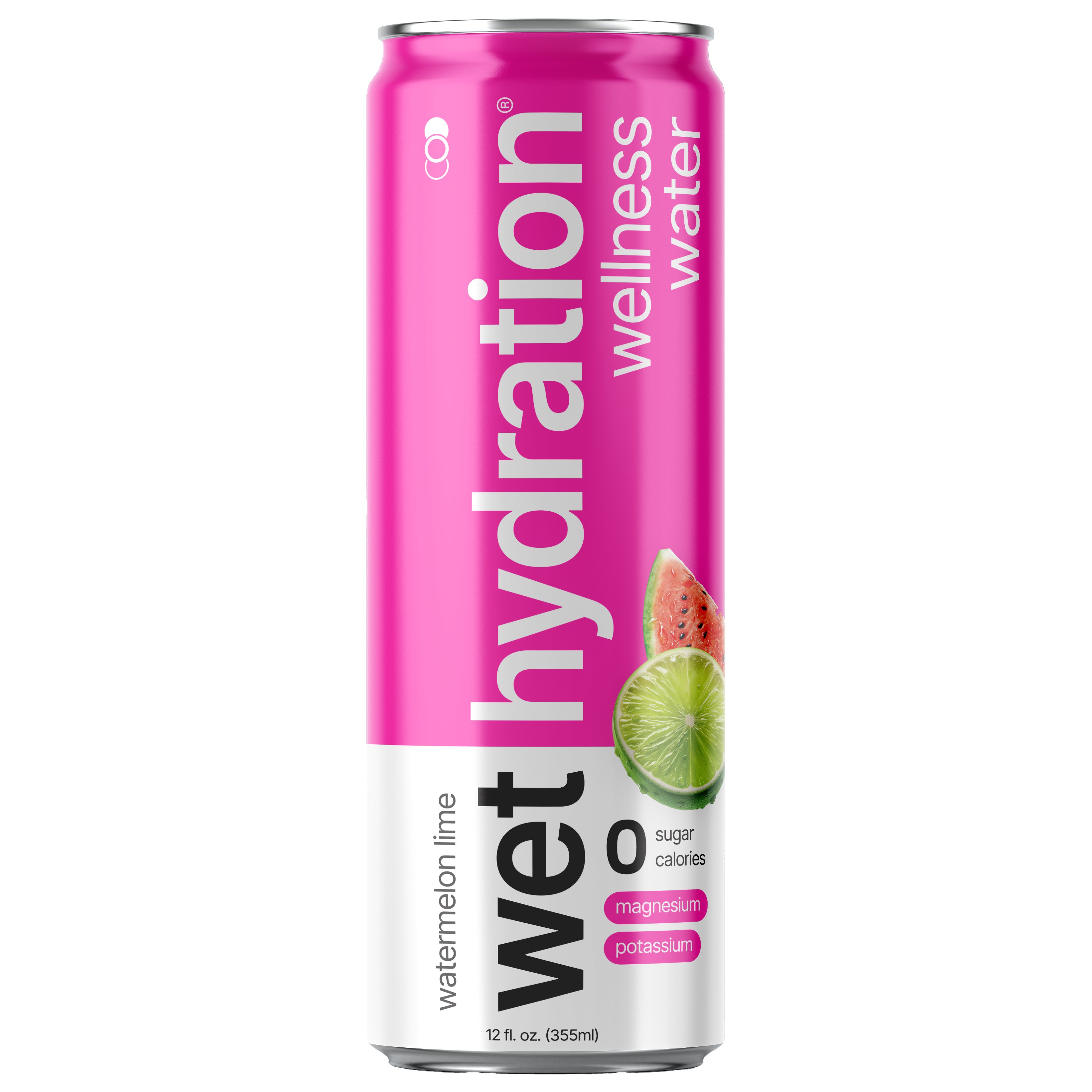 Wet Hydration Watermelon Lime Electrolyte Beverage, 12 oz | Central ...
