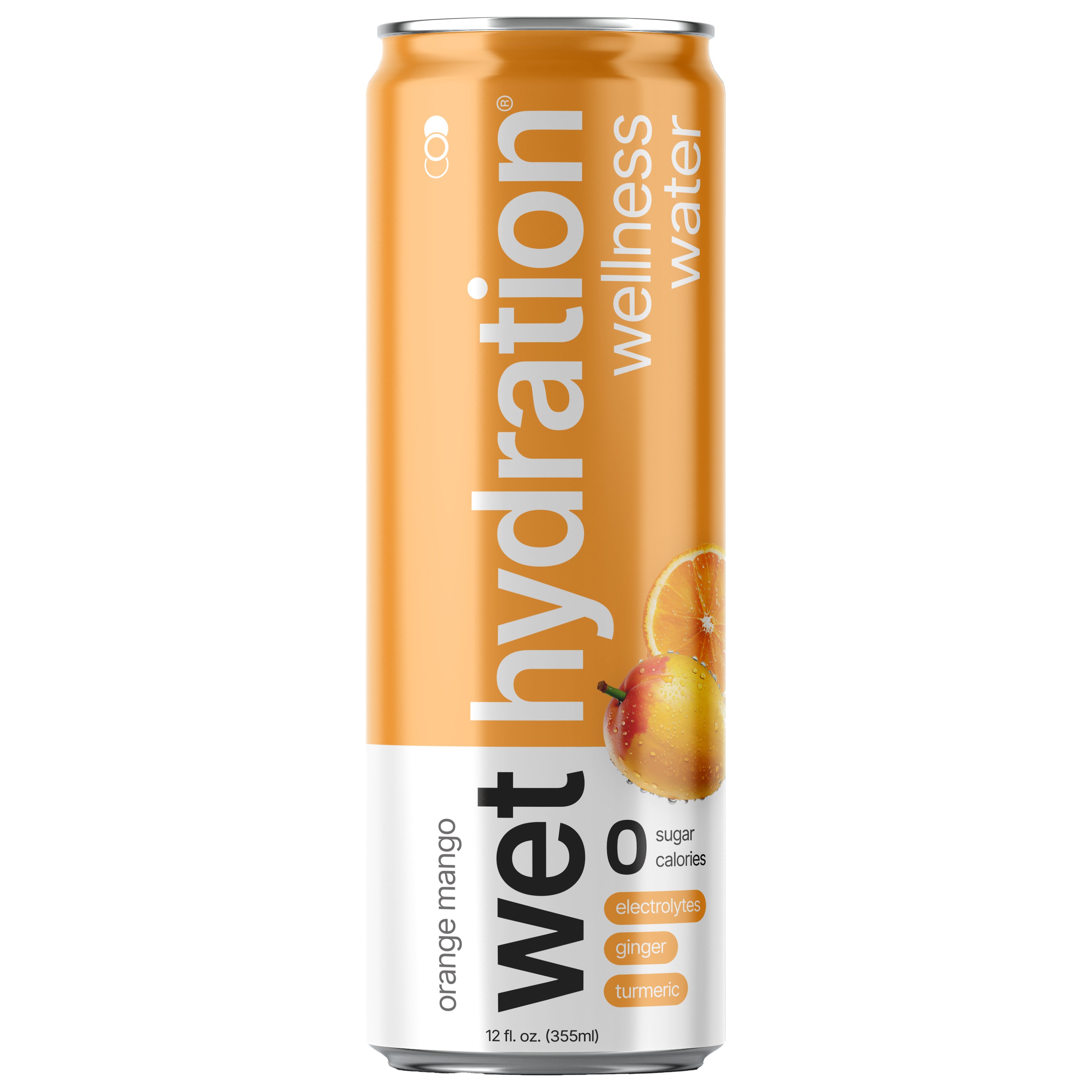 Wet Hydration Orange Mango Electrolyte Beverage, 12 oz | Central Market ...