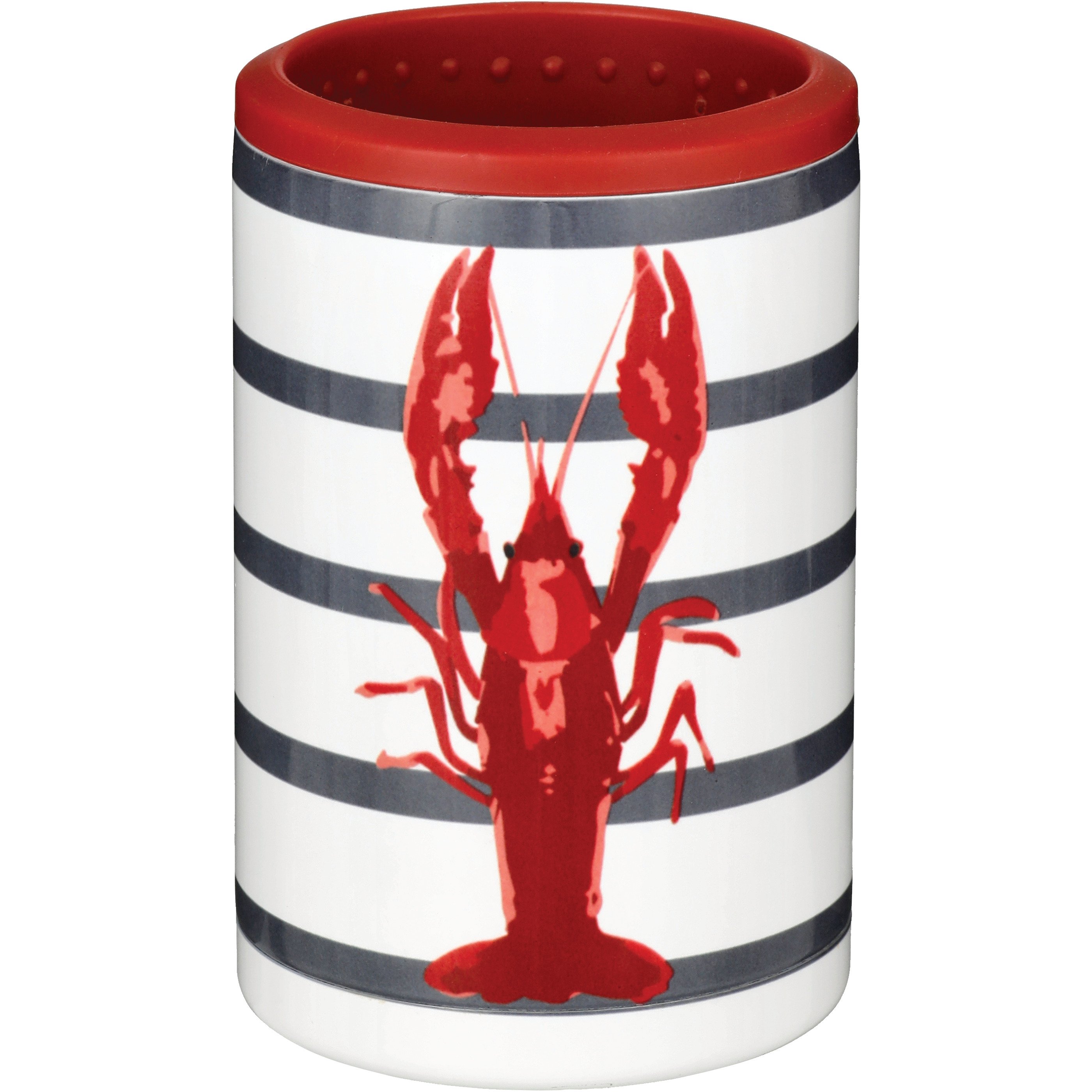 Destination Holiday Crawfish Stripes Insulated Stainless Steel Regular ...
