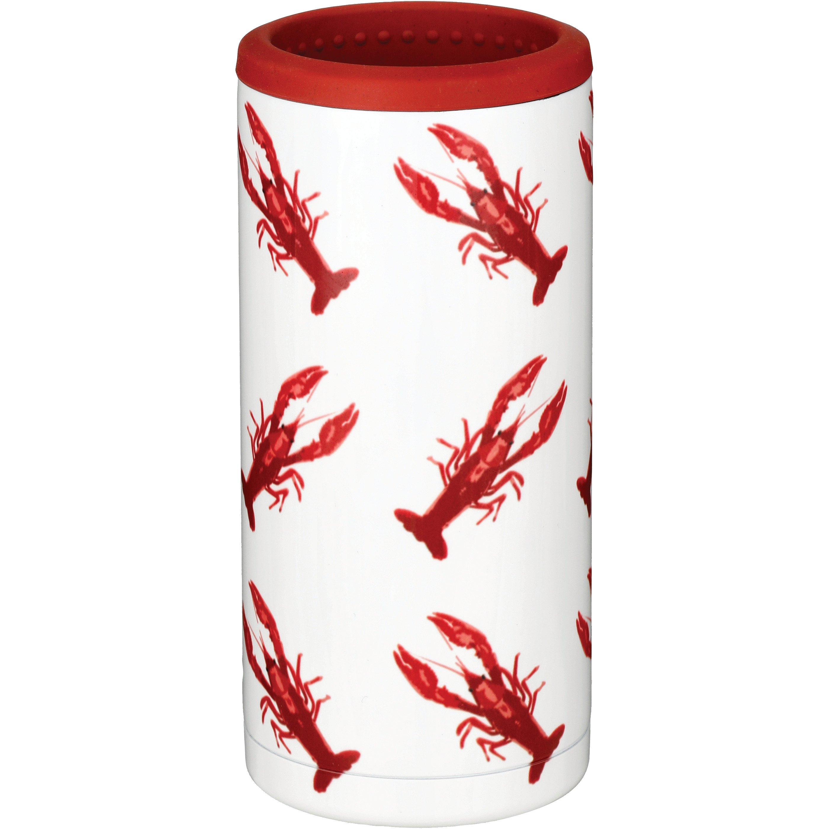 Destination Holiday Crawfish Insulated Stainless Steel Skinny Can ...