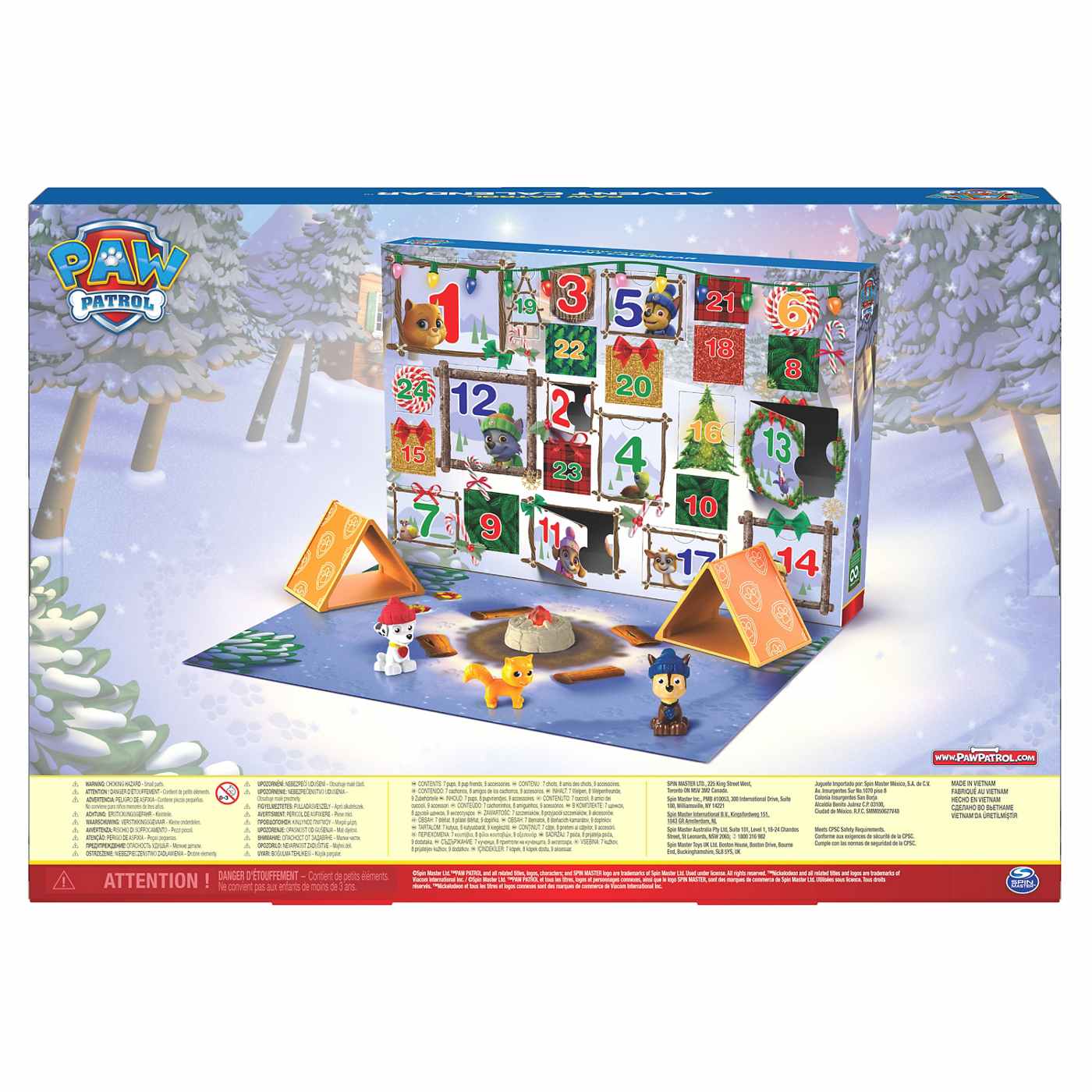 Spin Master Nickelodeon Paw Patrol Advent Calendar - Shop Playsets at H-E-B