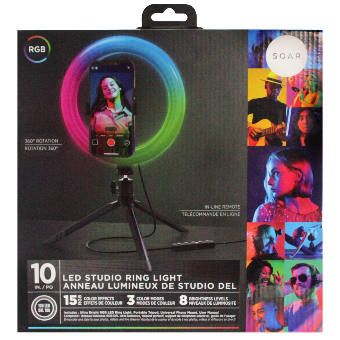Soar LED Studio Ring Light - Shop Phone cases & stands at H-E-B