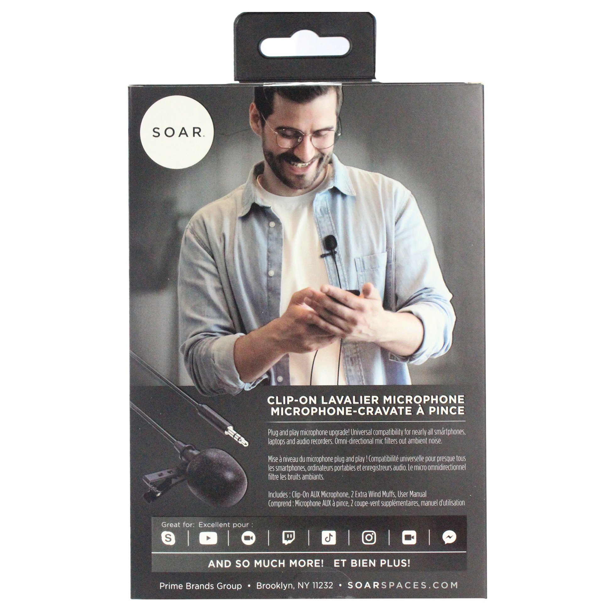Soar Clip-On Lavalier Microphone - Shop Connection Cables at H-E-B