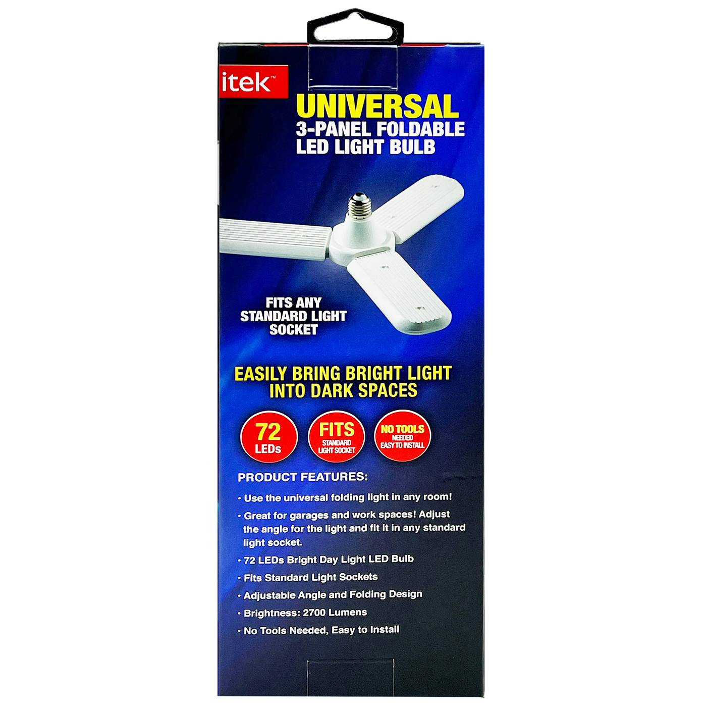 Itek Universal 3-Panel Foldable LED Light Bulb - Shop Light bulbs at H-E-B