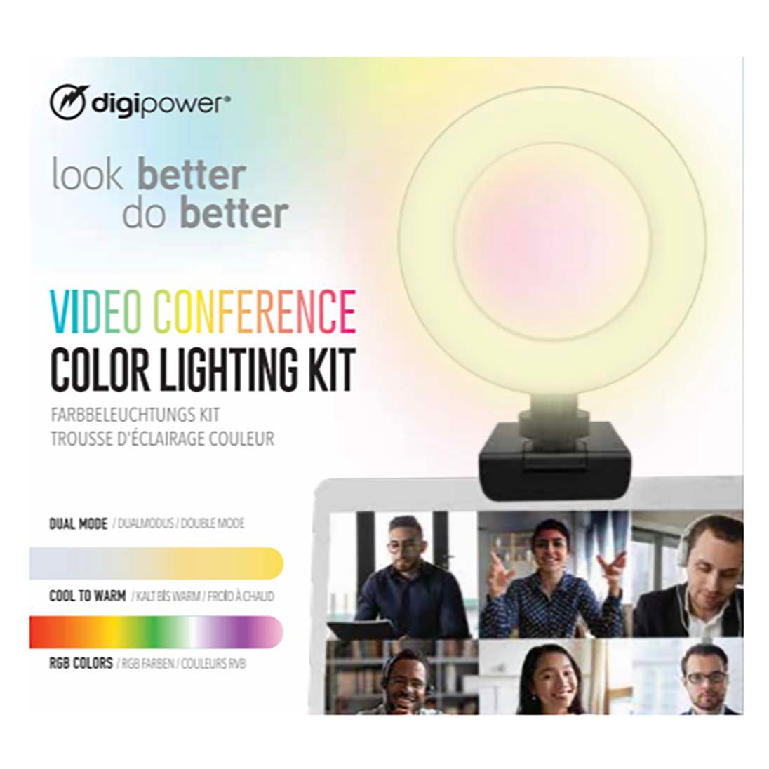digipower Video Conference Color Ring Lighting Kit - Shop Camera ...