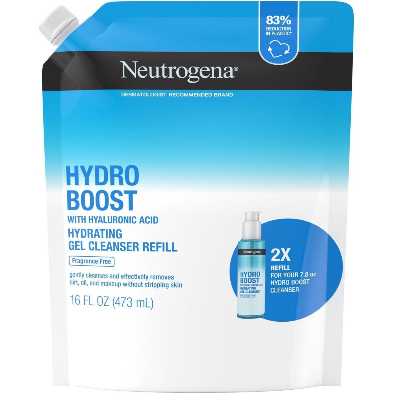 Neutrogena Hydro Boost Fragrance-Free Gel Facial Cleanser - Shop Facial ...