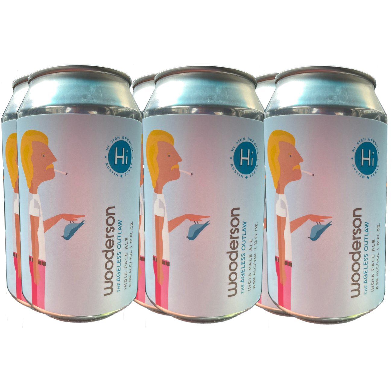 Hi Sign Brewing Wooderson IPA Craft Beer 6 pk Cans - Shop Beer at H-E-B