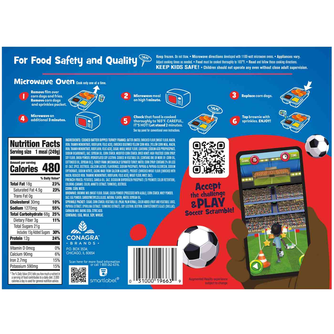 Kid Cuisine Mini Corn Dogs Frozen Meal - Shop Entrees & sides at H-E-B