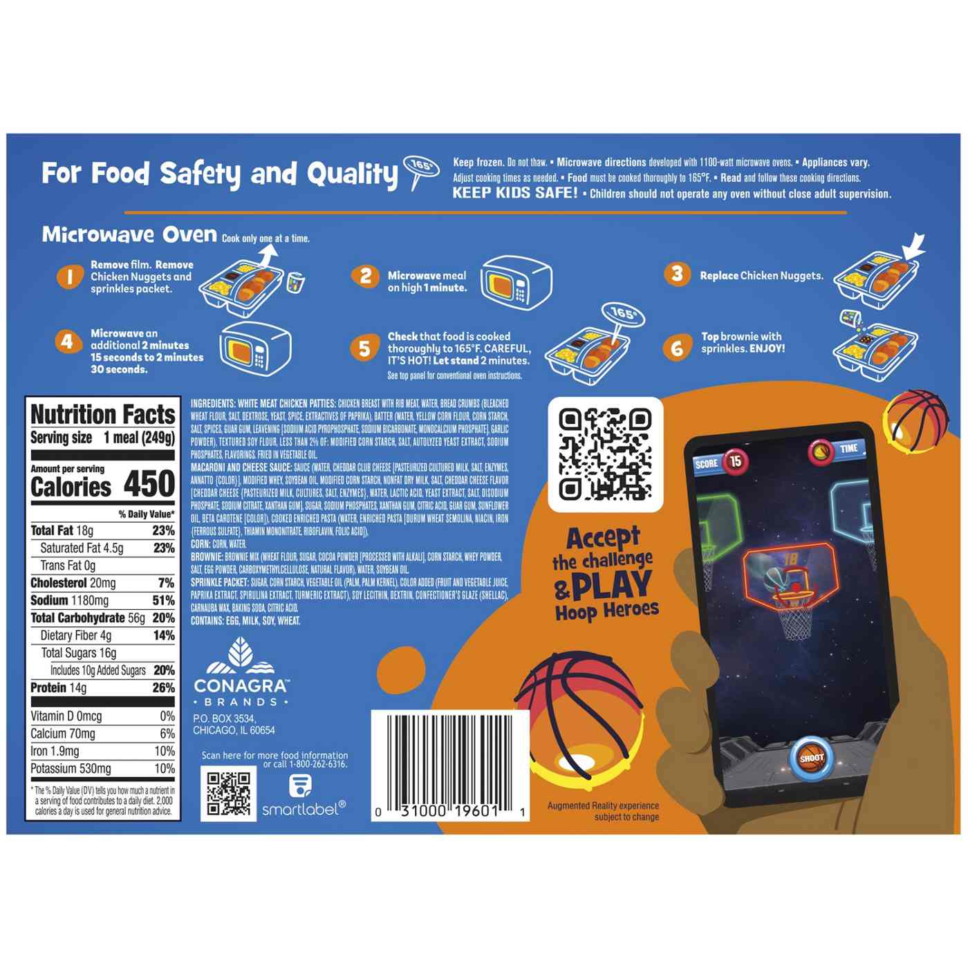 Kid Cuisine All Star Chicken Nuggets Frozen Meal - Shop Entrees & sides ...