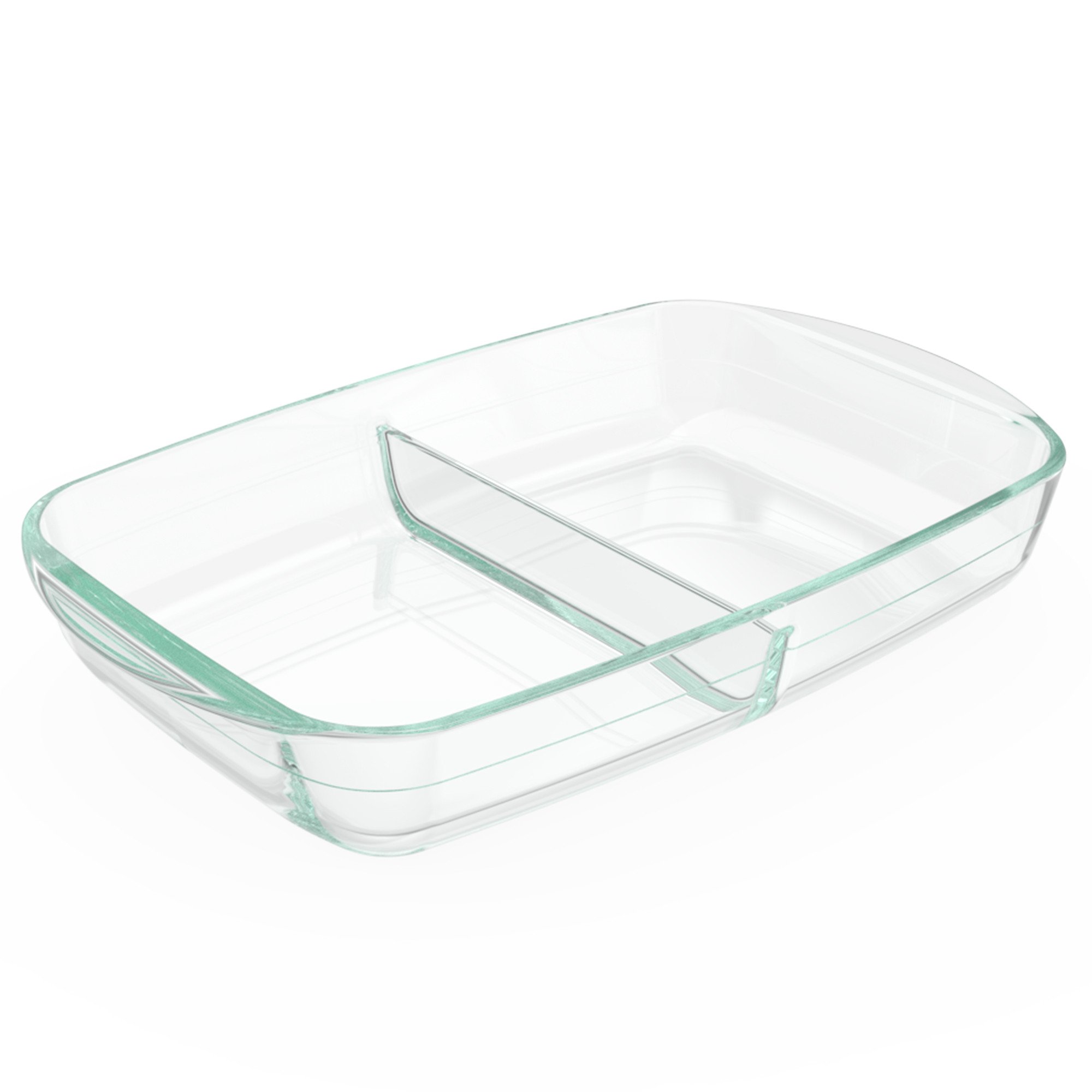 Pyrex Divided Tempered Glass Baking Dish - Clear - Shop Pans & dishes ...