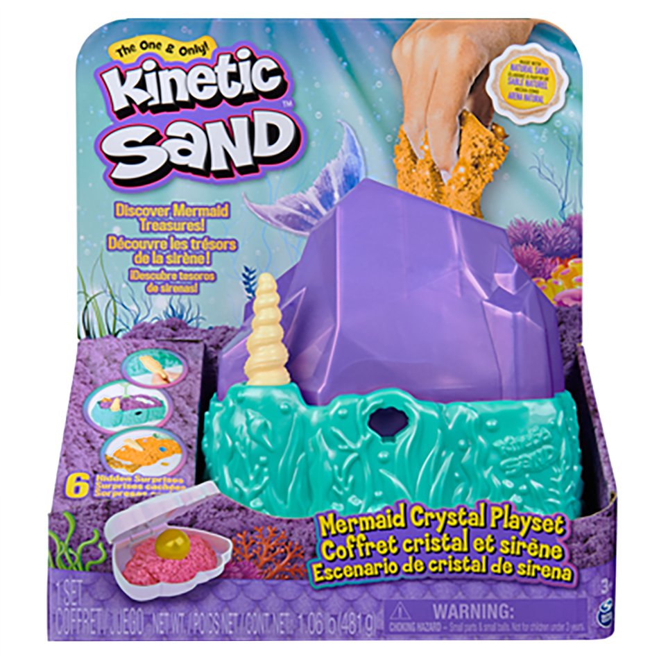 Kinetic Sand Mermaid Crystal Playset - Shop Yard & sandbox toys at H-E-B