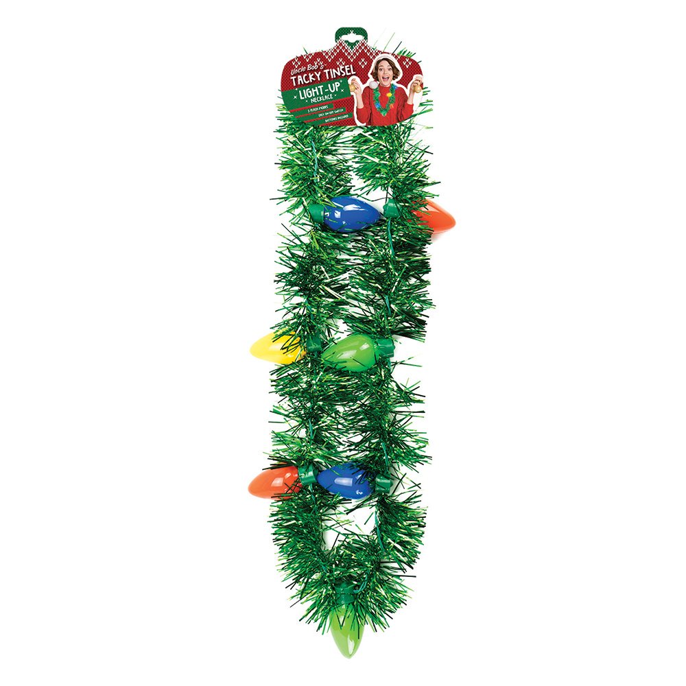 DM Merchandising Uncle Bob's Tacky Tinsel Light-Up Necklace - Shop ...