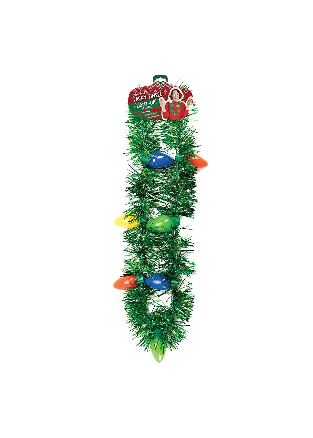 DM Merchandising Uncle Bob's Tacky Tinsel Light-Up Necklace - Shop ...