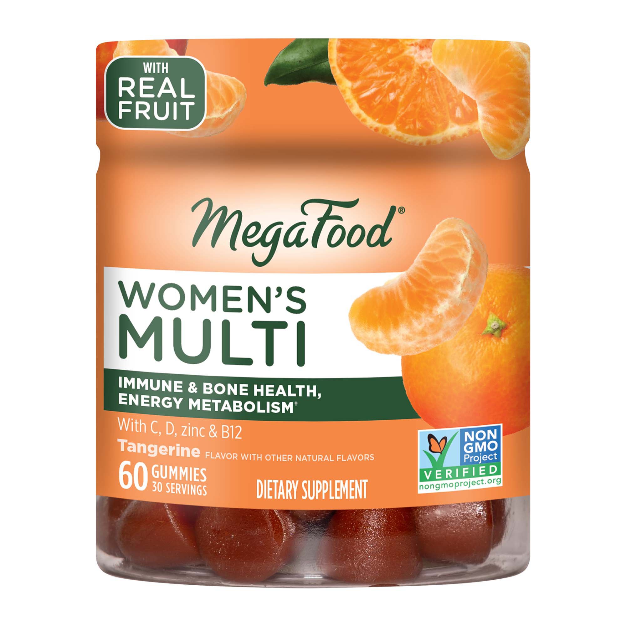 MegaFood Women's Multi Gummies - Tangerine - Shop Multivitamins at H-E-B