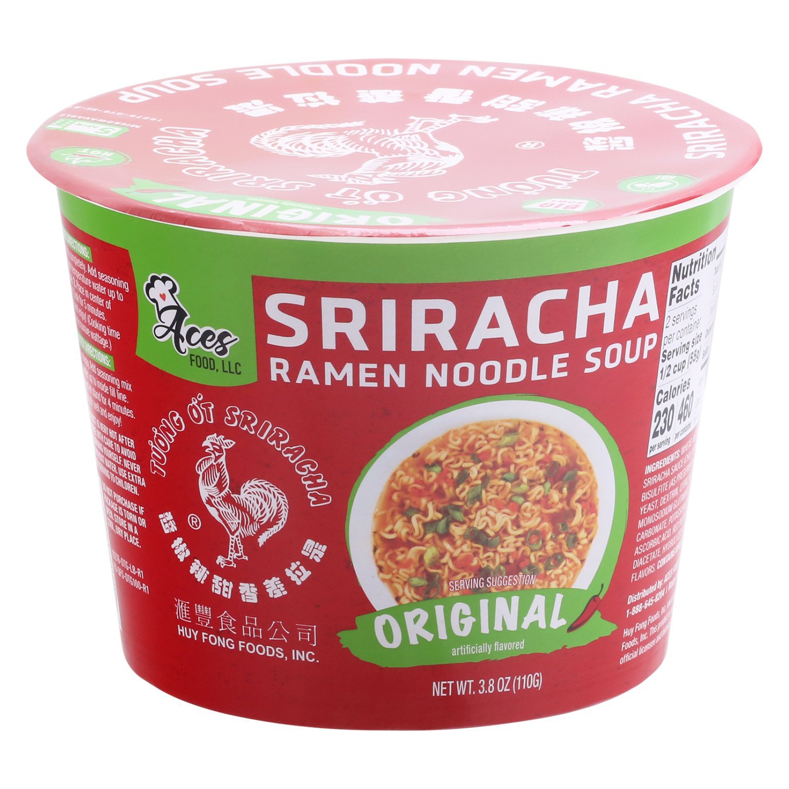 Huy Fong Sriracha Original Flavor Ramen Noodle Soup - Shop Soups ...