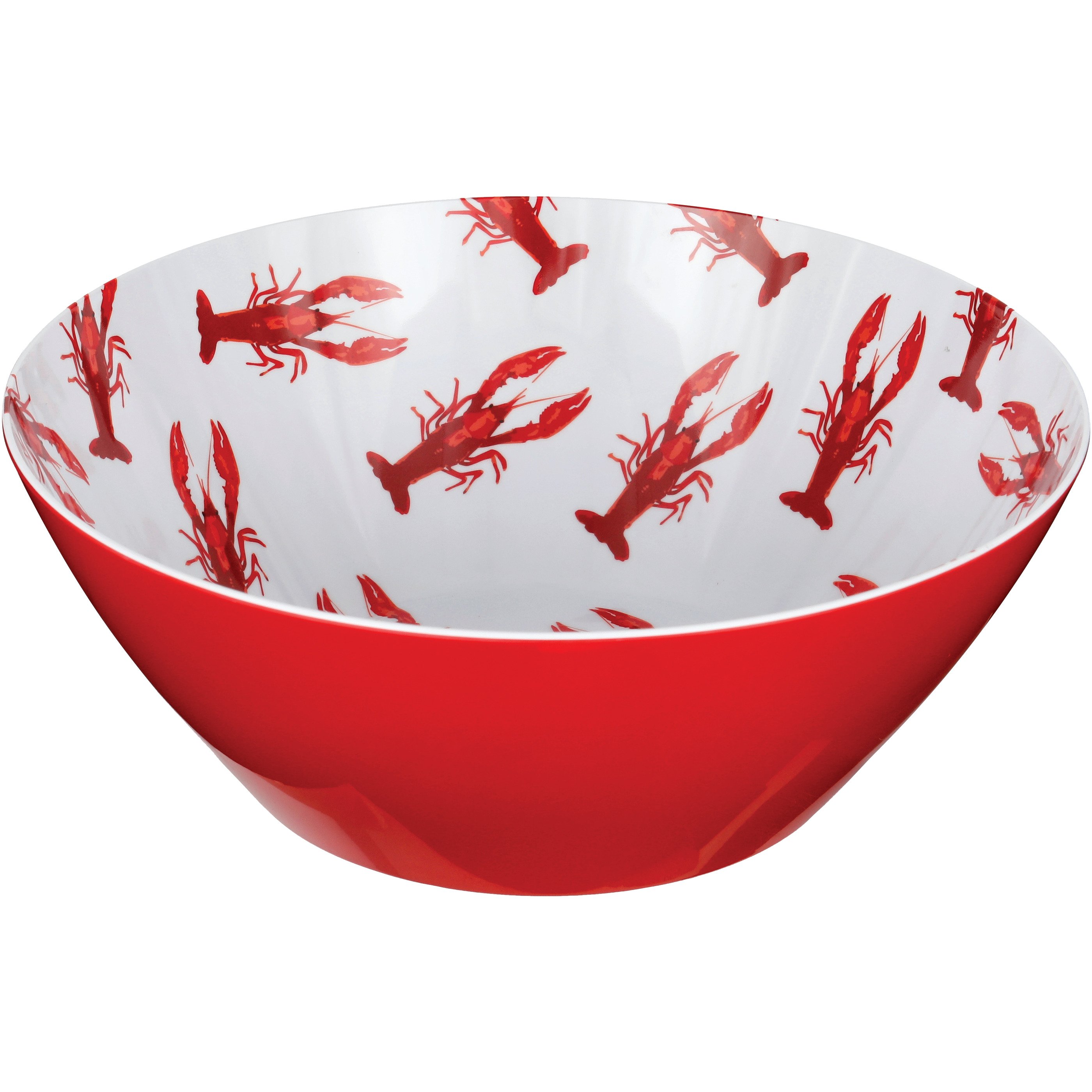 Destination Holiday Crawfish Melamine Serving Bowl - Shop Serving ...
