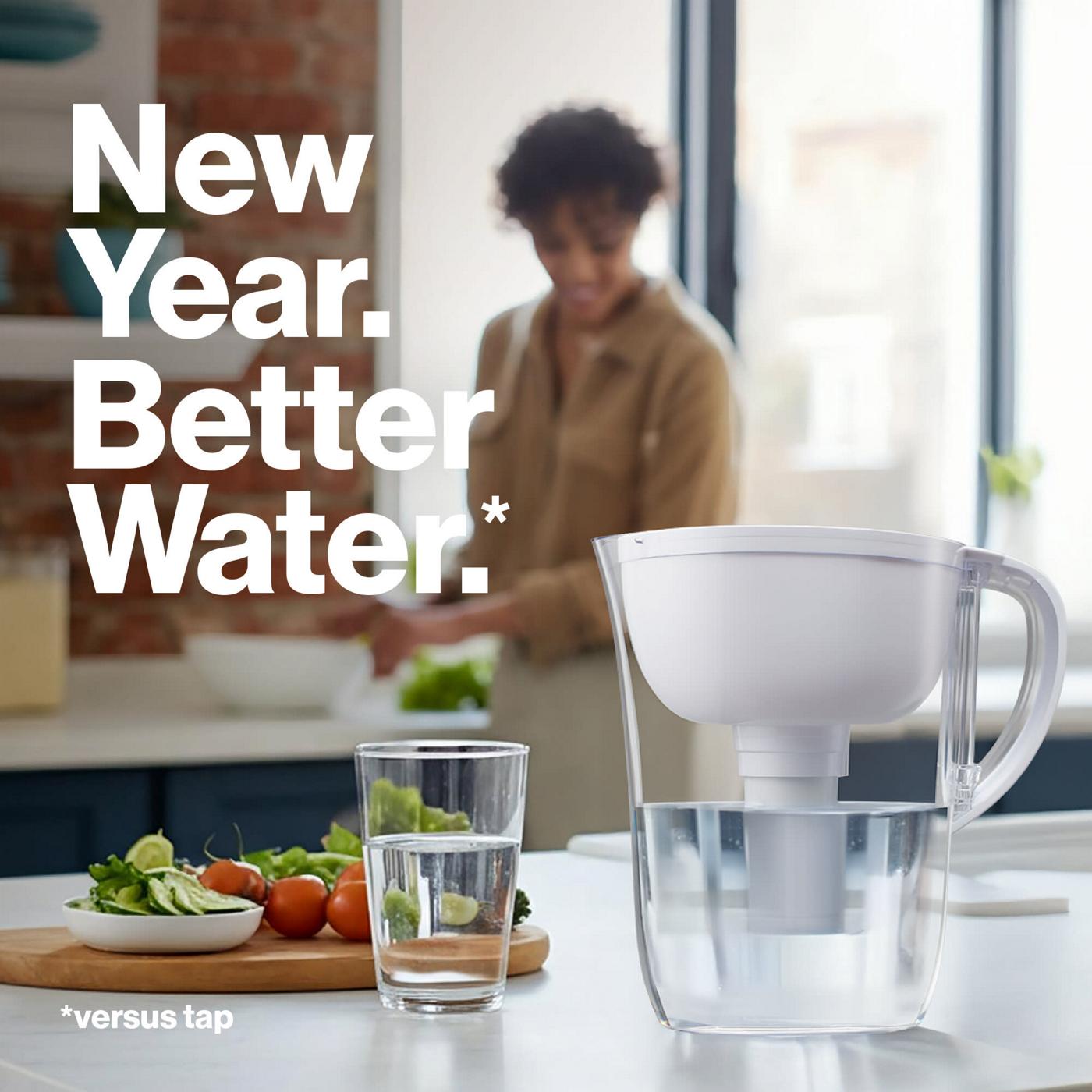 Brita Tahoe Large Water Filter Water Pitcher, 10-Cup - Shop Water ...